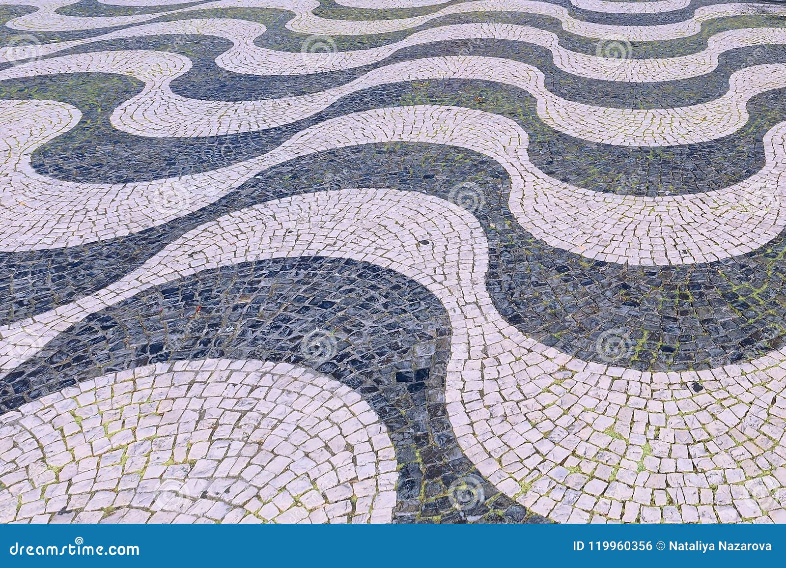 Lisbon Portugal Abstract Tile Pavement Patterns Stock Photo - Image of ...