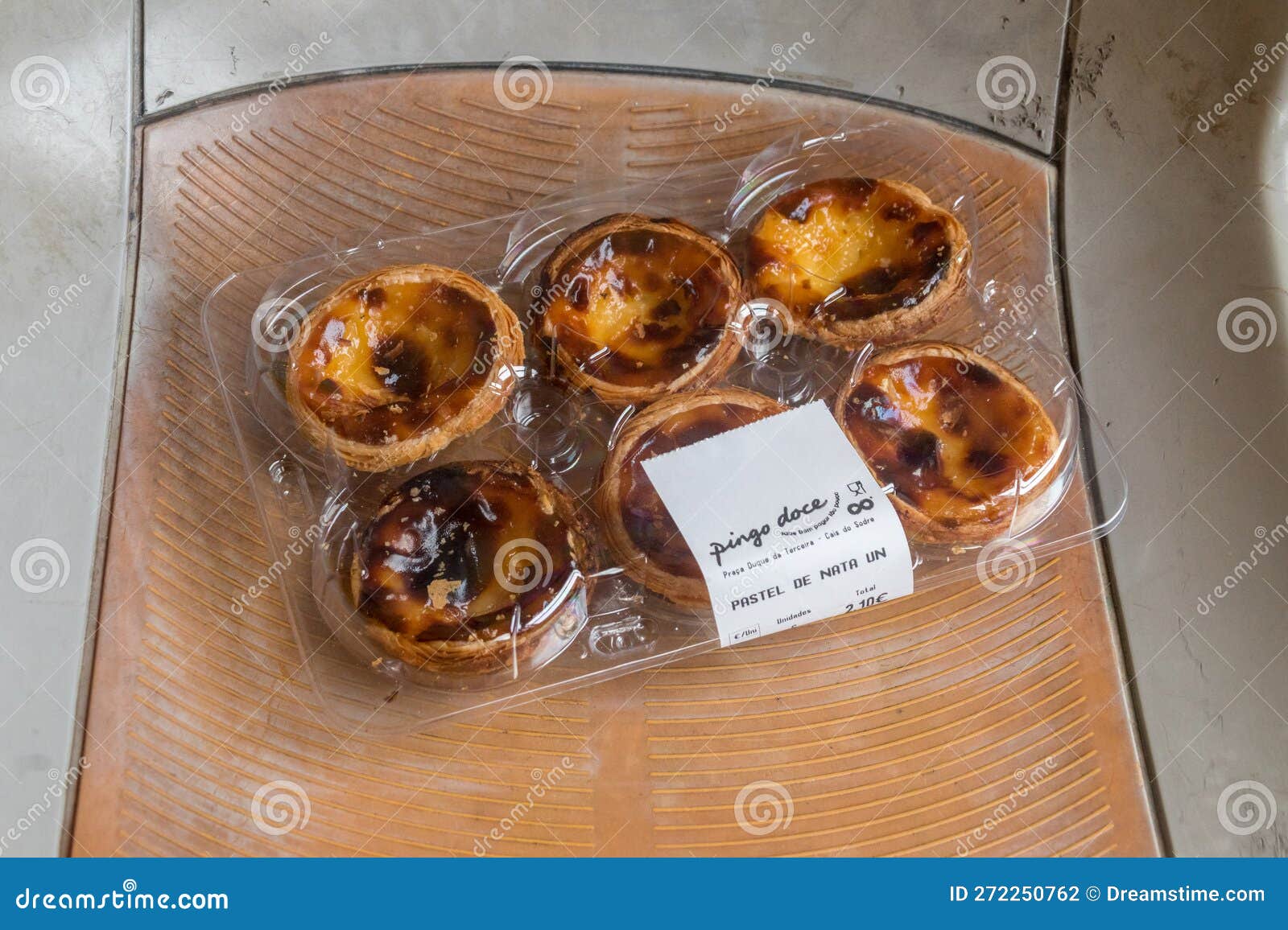 Pack of Pasteis De Nata Cakes Editorial Photography - Image of culinary ...
