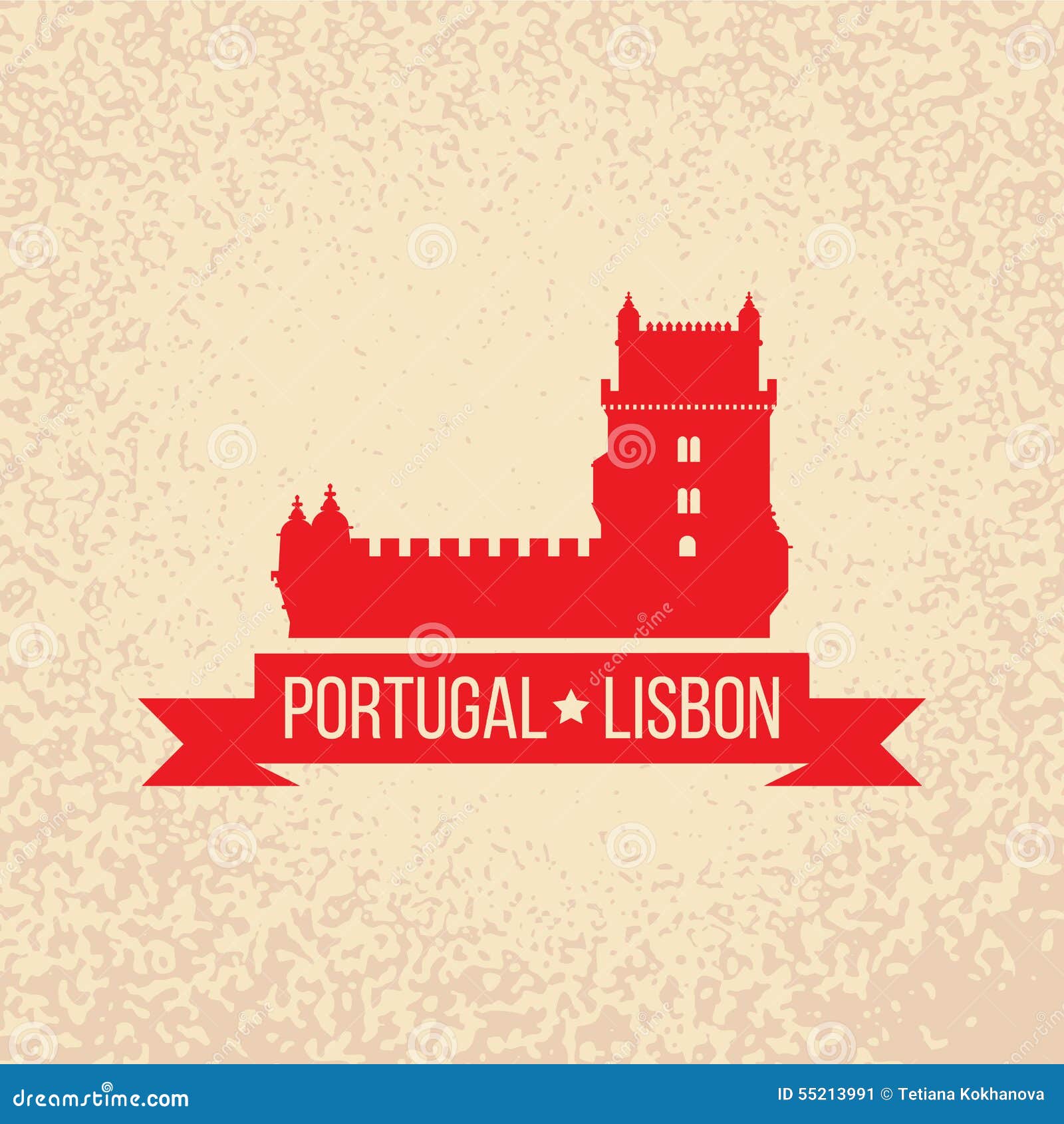 Belem Tower Icon On White Background. Simple Element Illustration From ...