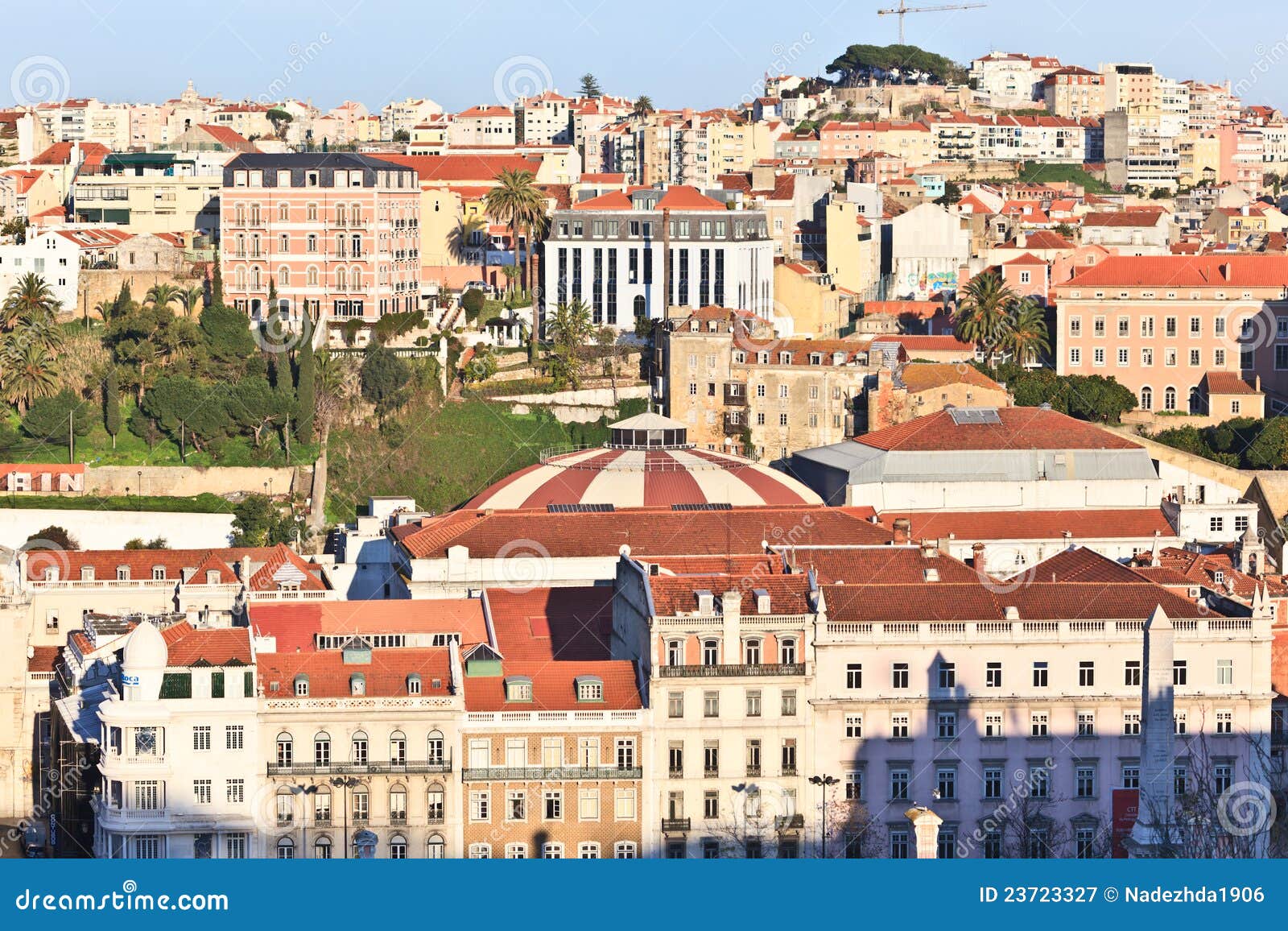 Lisbon View stock image. Image of city, district, panorama - 23723327