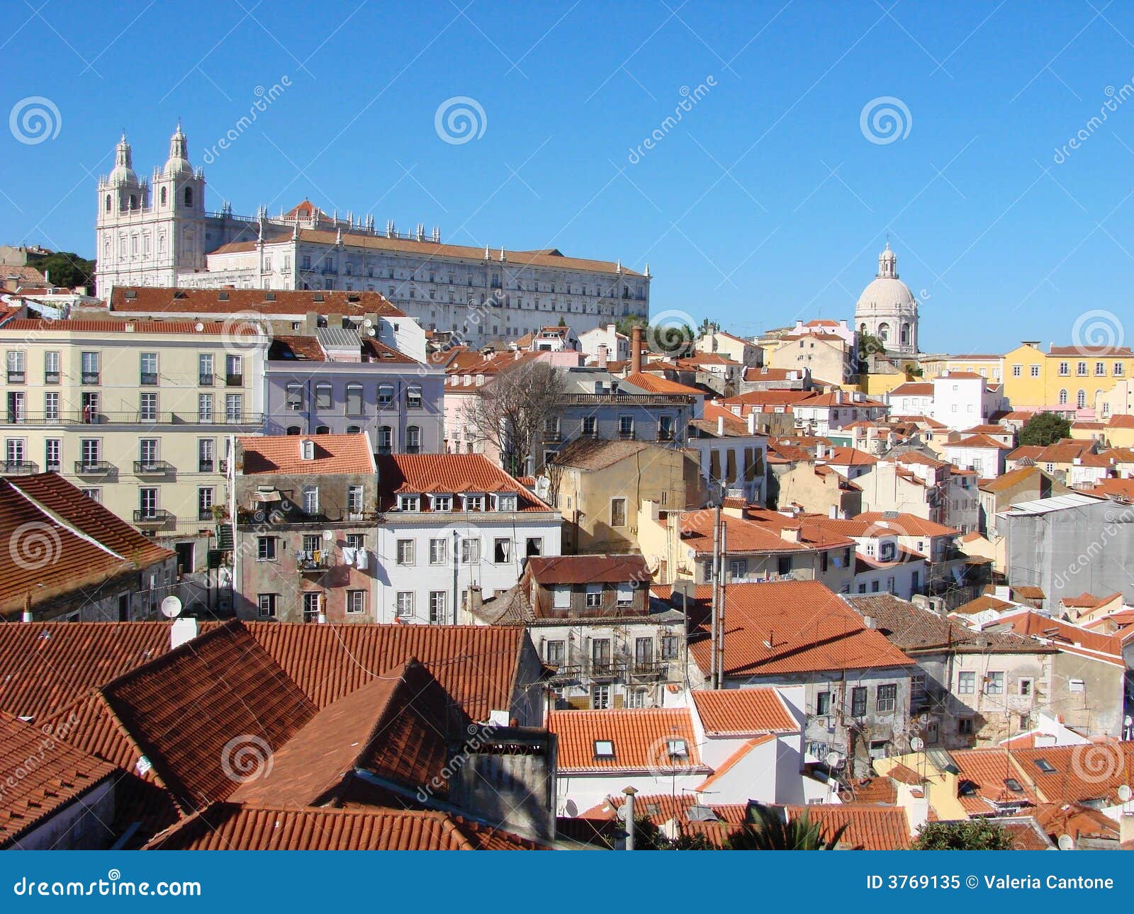 Lisbon view stock image. Image of view, capital, portugal - 3769135