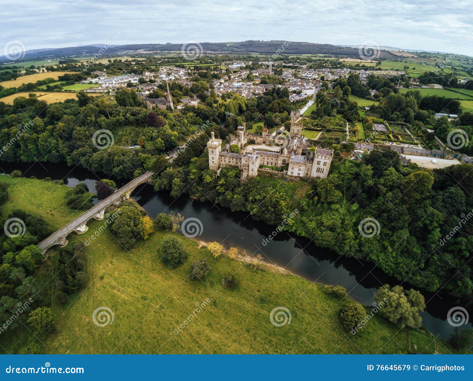 Lismore stock image. Image of trees, waterford, castle - 76645679