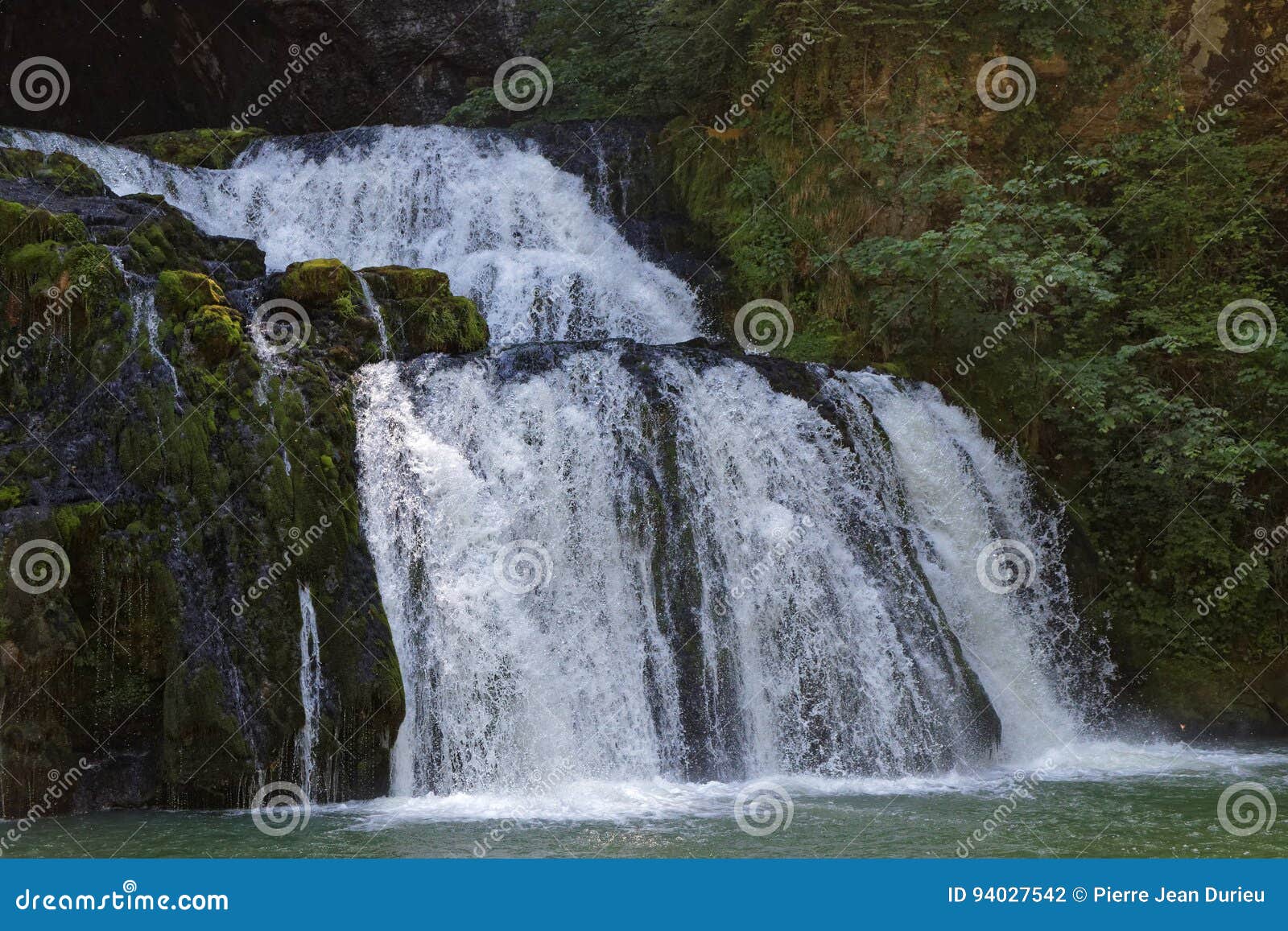 Lison River Source Waterfall Stock Photo - Image of waterfall ...