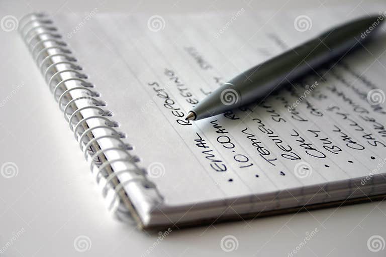 The LIST!!! stock photo. Image of stationary, business - 348636