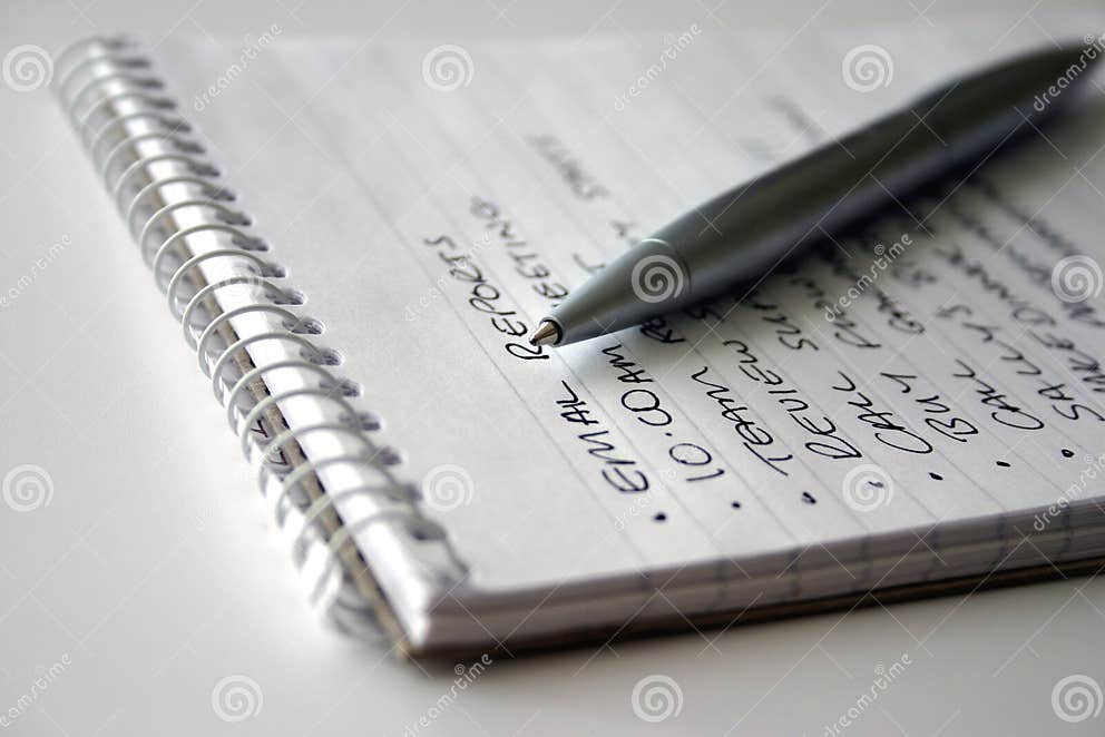The LIST!!! stock photo. Image of stationary, business - 348636