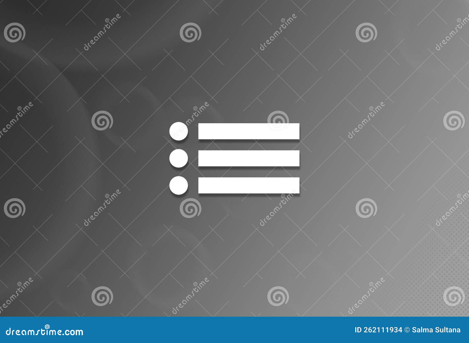List icon stock illustration. Illustration of check - 262111934