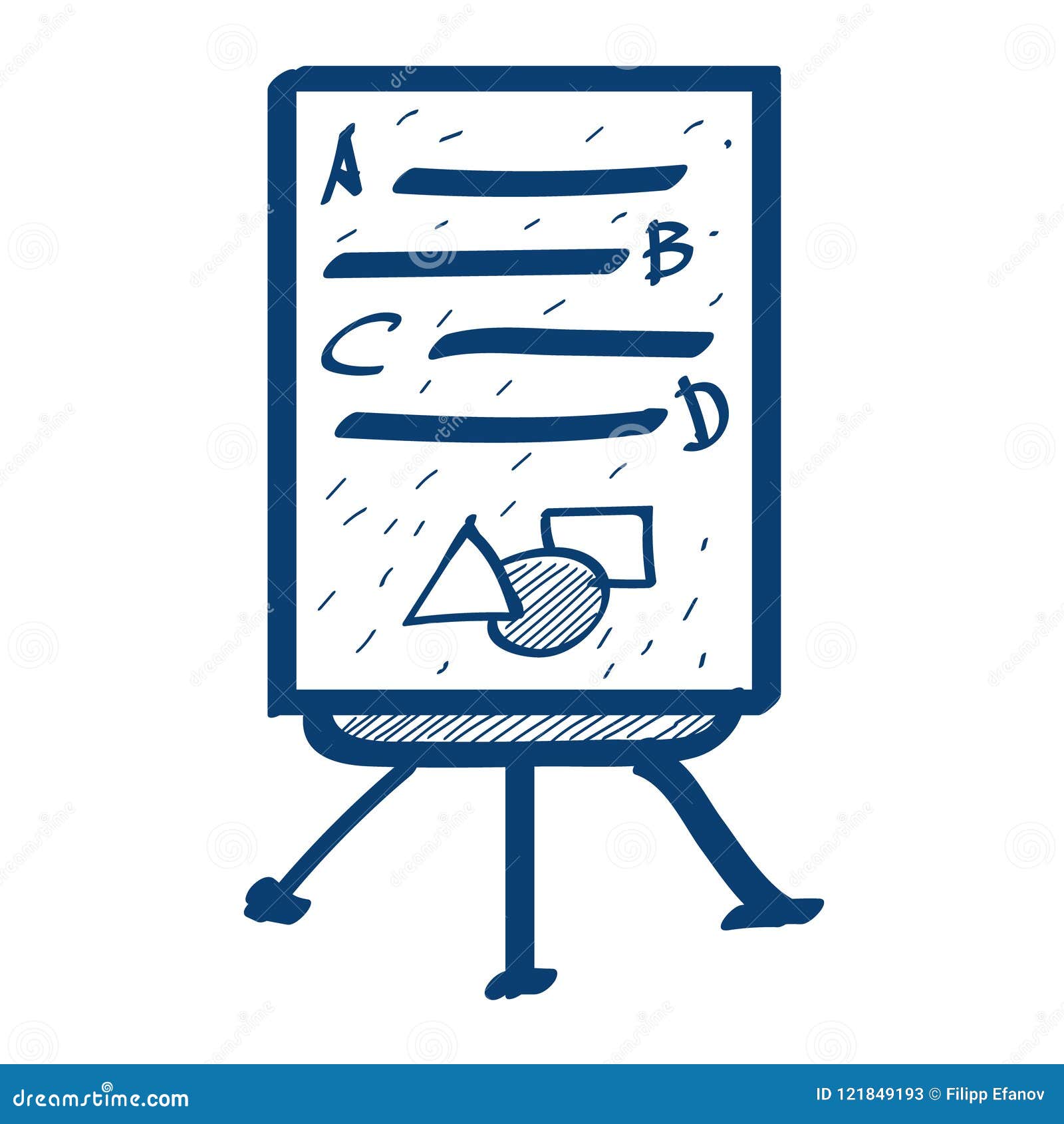 List Icon. Design Elements in Hand Drawn Style Stock Illustration ...