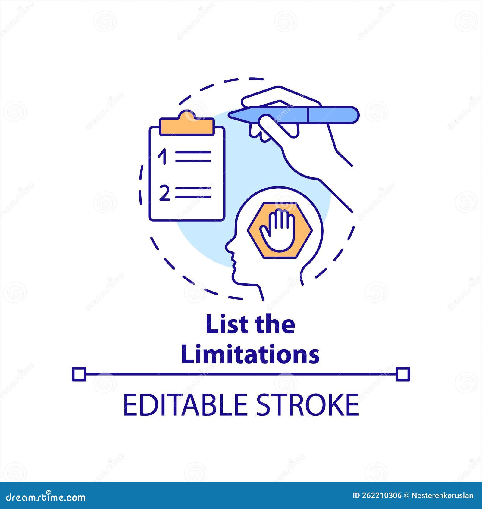 List Limitations Concept Icon Stock Vector - Illustration of linear ... List Limitations Concept Icon Stock Vector - Illustration of linear ...