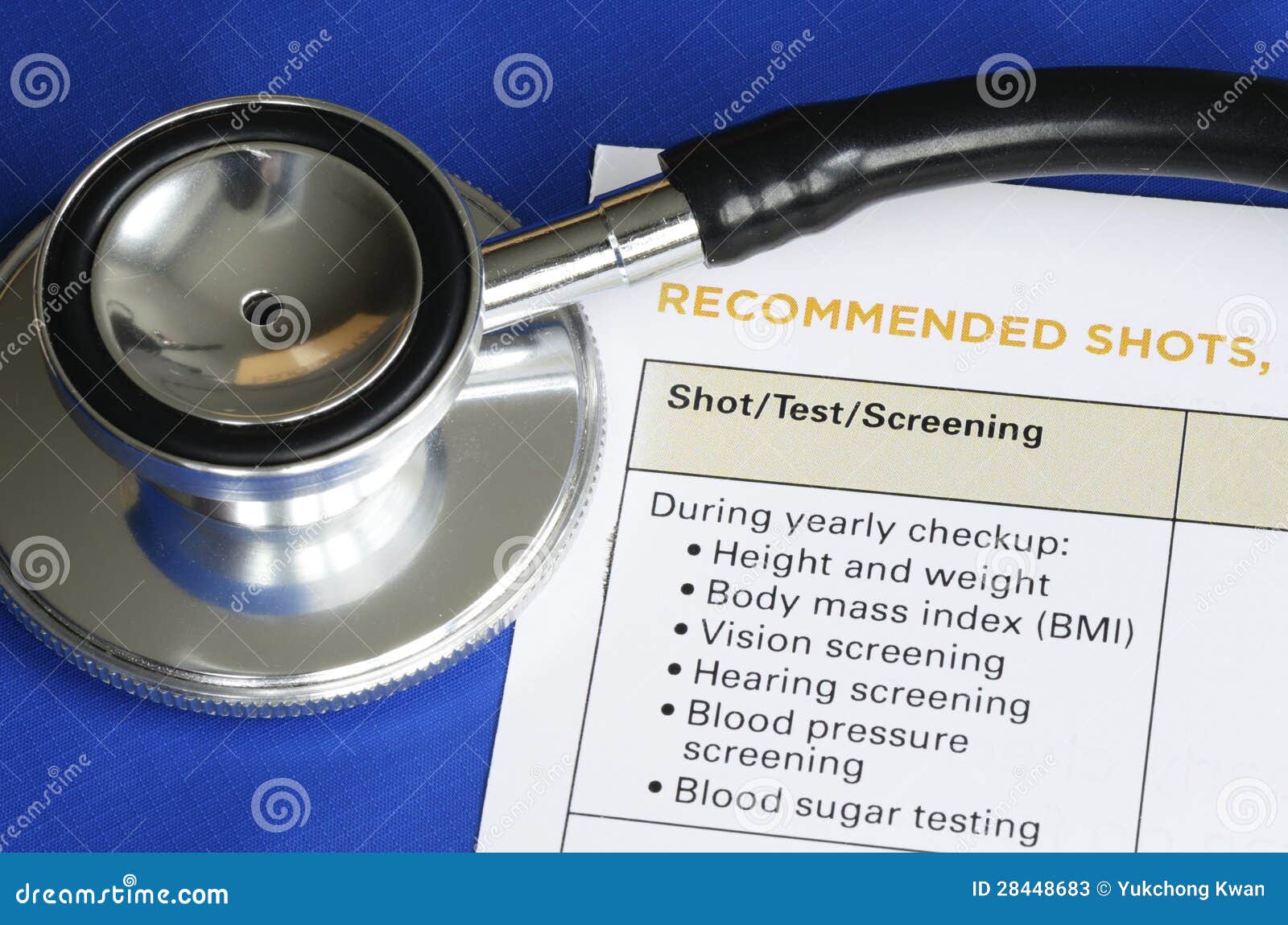 List of Medical Shots and Tests Stock Image - Image of treatment ...
