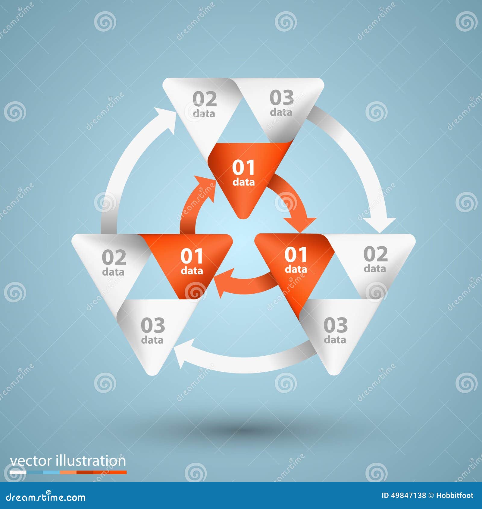 List of options. stock vector. Illustration of origami - 49847138