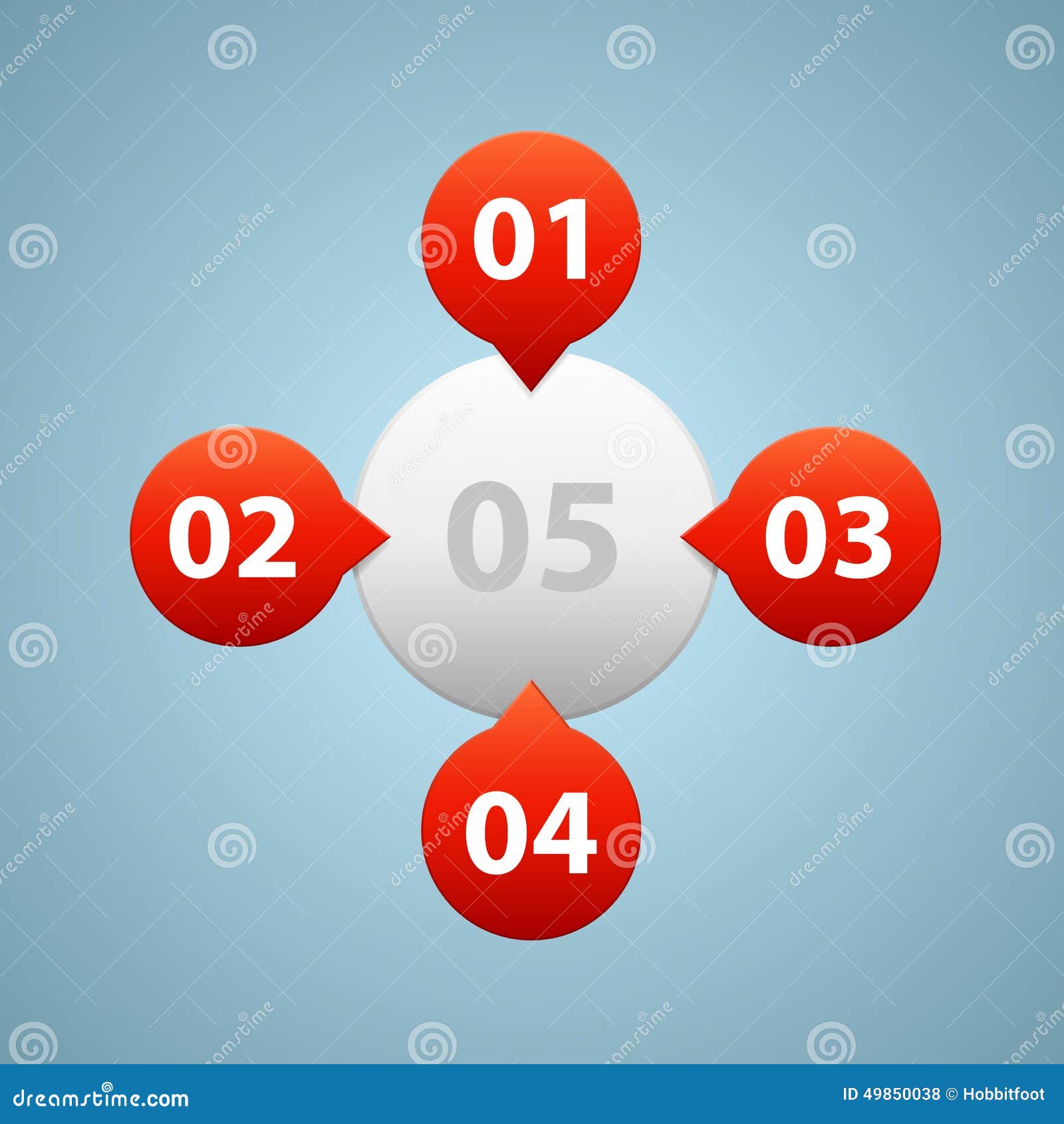 List of options. stock vector. Illustration of ball, brochure - 49850038