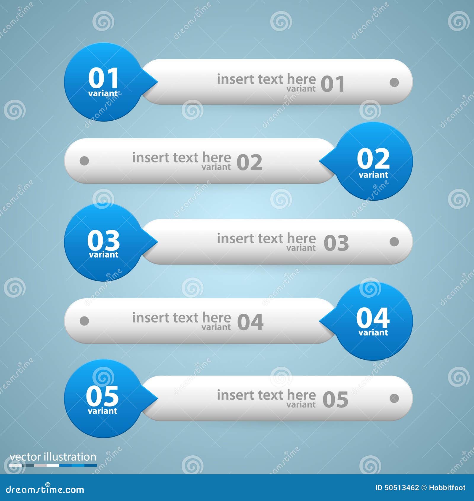 List of options stock vector. Illustration of infographic - 50513462