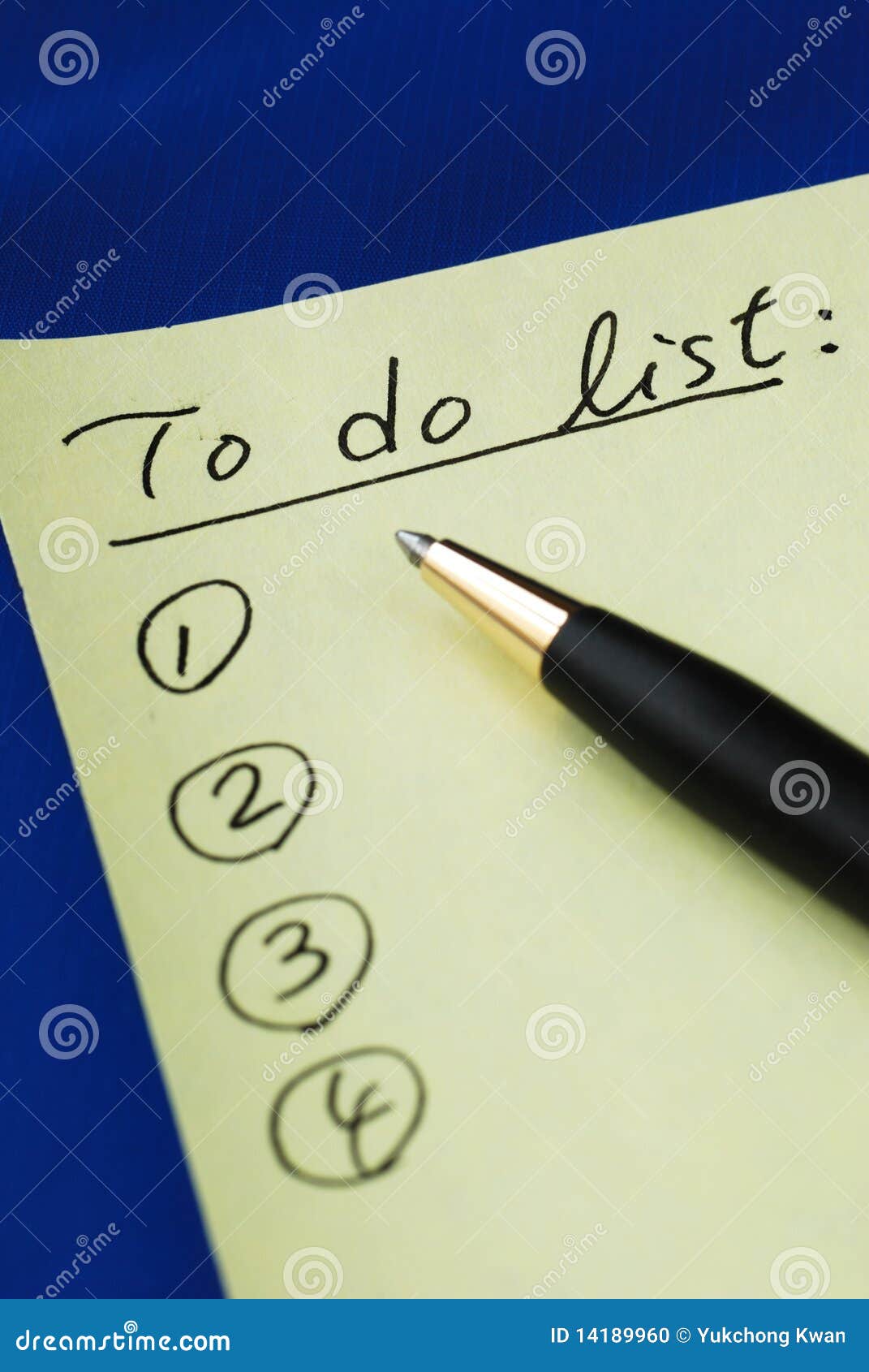 List Out the â€œTo Do Listâ€ Stock Photo - Image of remember, secretary ...