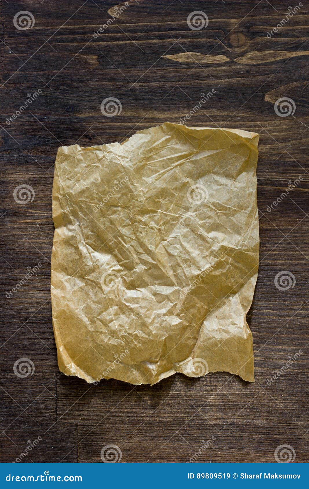 List of Parchment Paper on Brown Wooden Board. Stock Image - Image of ...