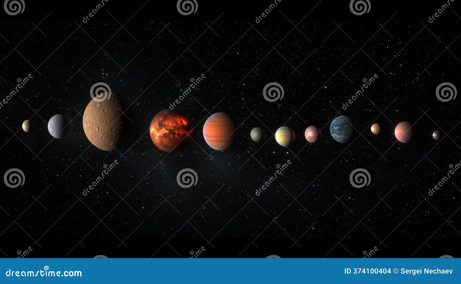 Nine Planets Solar System Colors The Solar System Click To Learn A