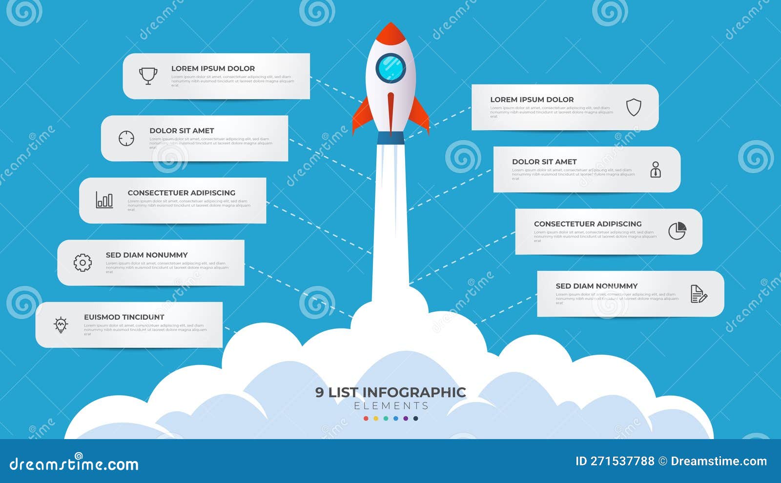 9 List of Steps, Layout Diagram with Stair Level Sequence, Infographic ...
