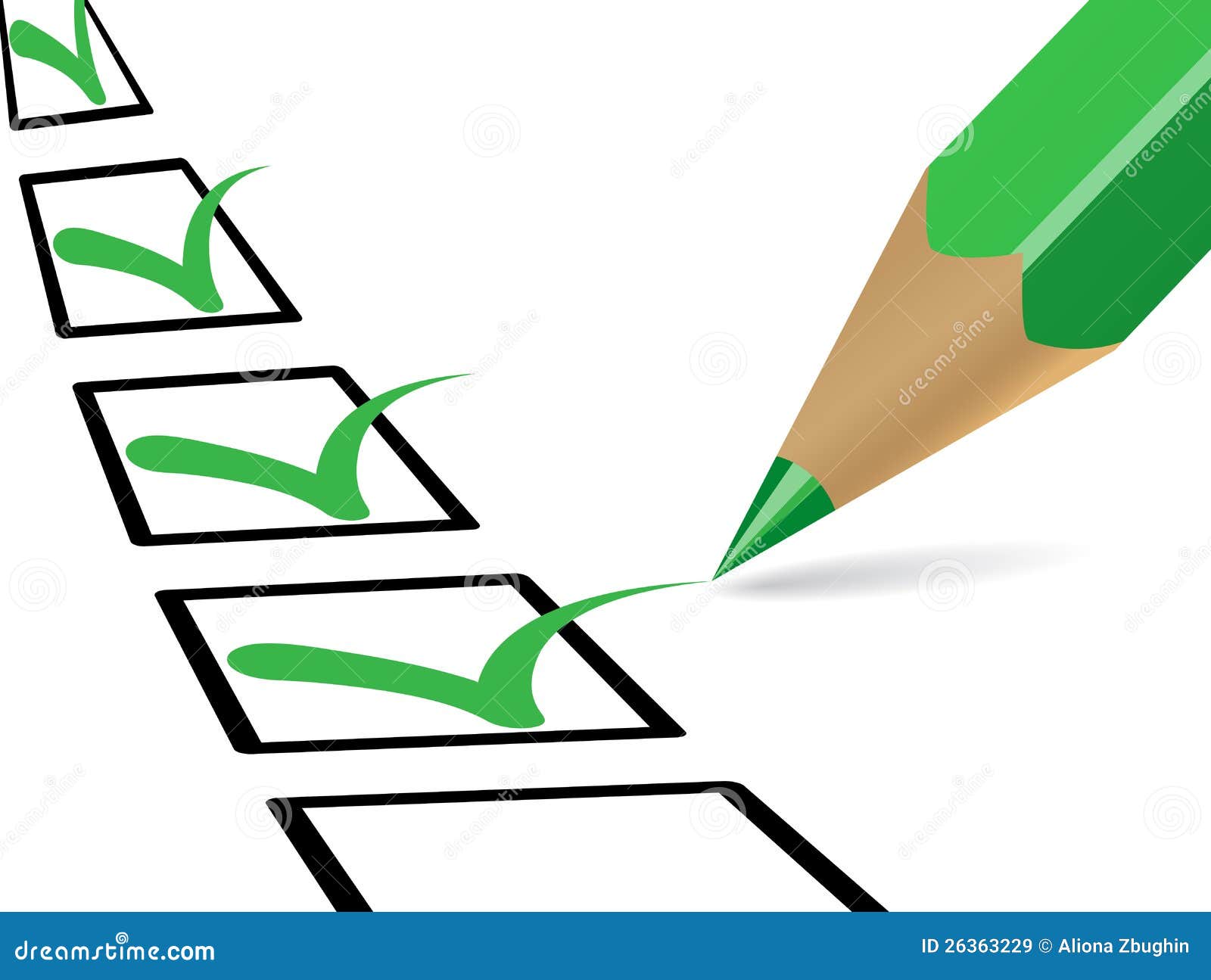 Lista de comprobación ilustración del vector. Ilustración de exacto ...