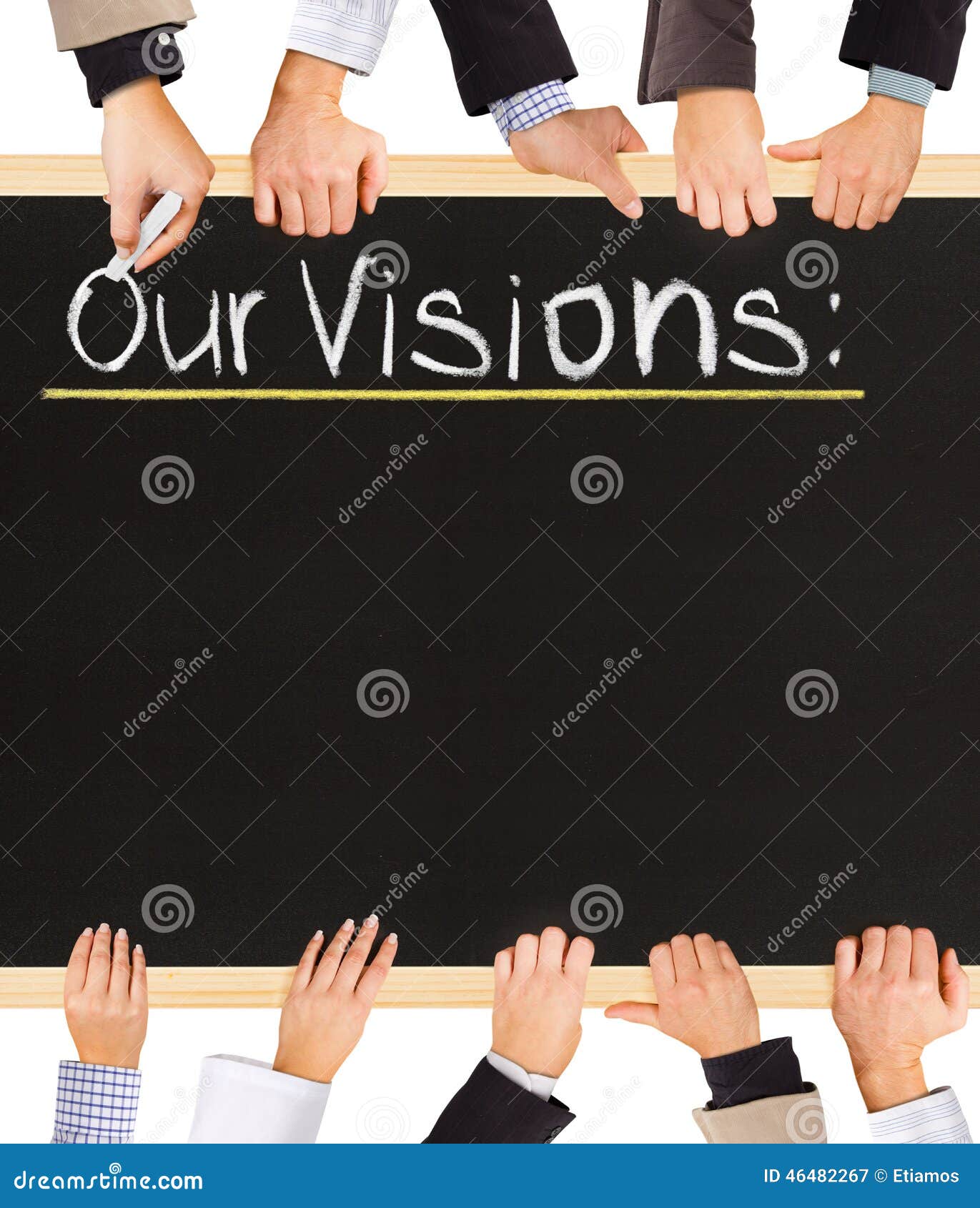 Lista de las visiones imagen de archivo. Imagen de lista - 46482267