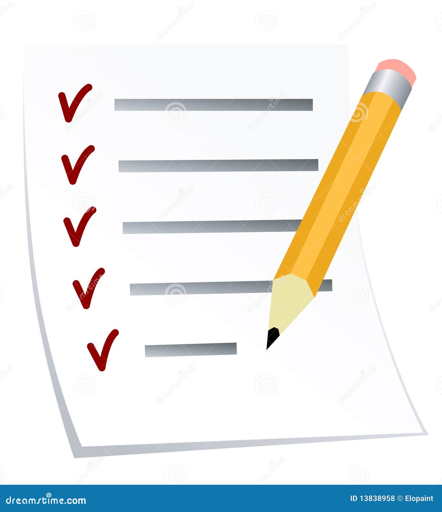 Lista de Todo ilustración del vector. Ilustración de problemas - 13838958