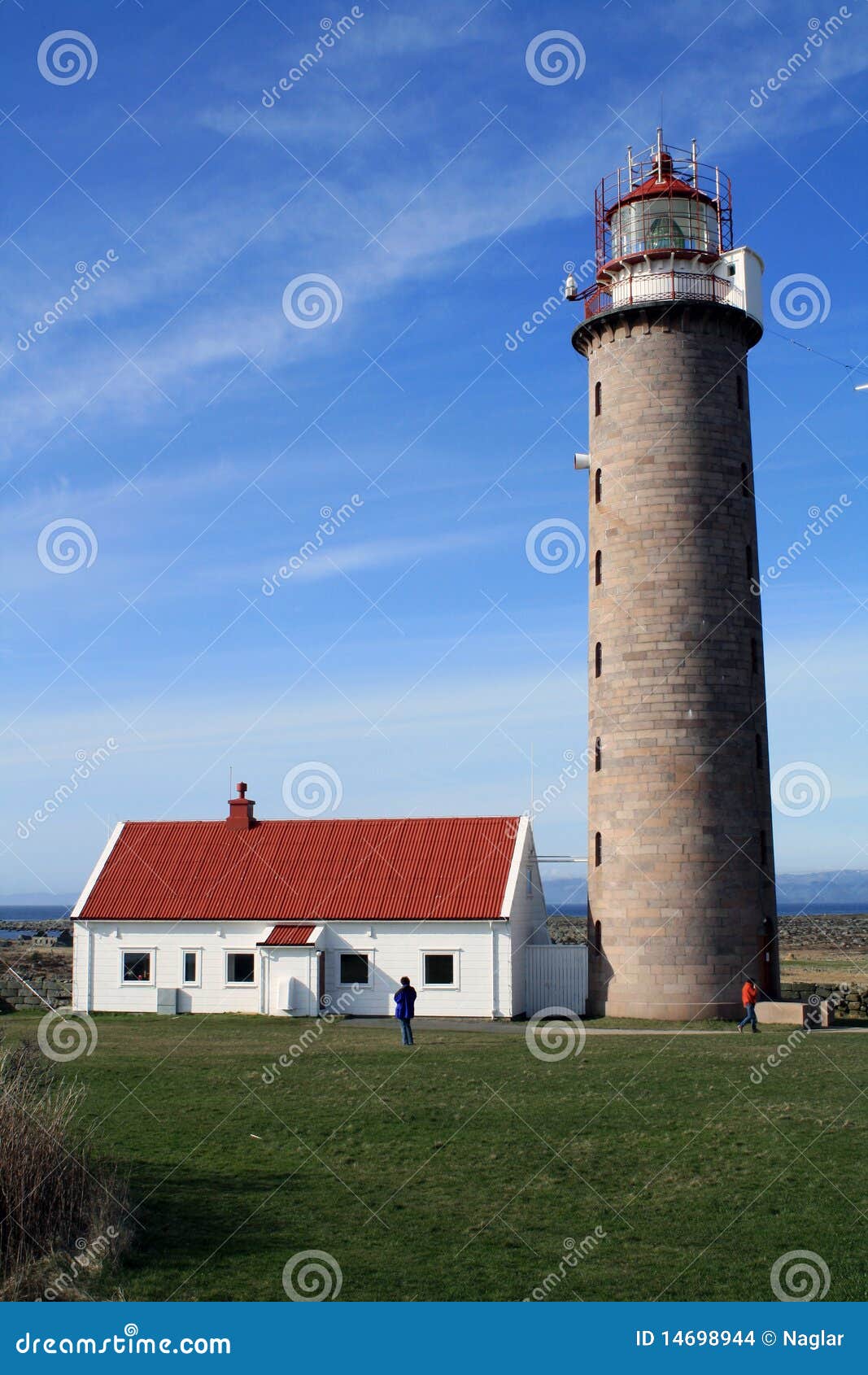 Lista lighthouse stock photo. Image of luxury, four, field - 14698944