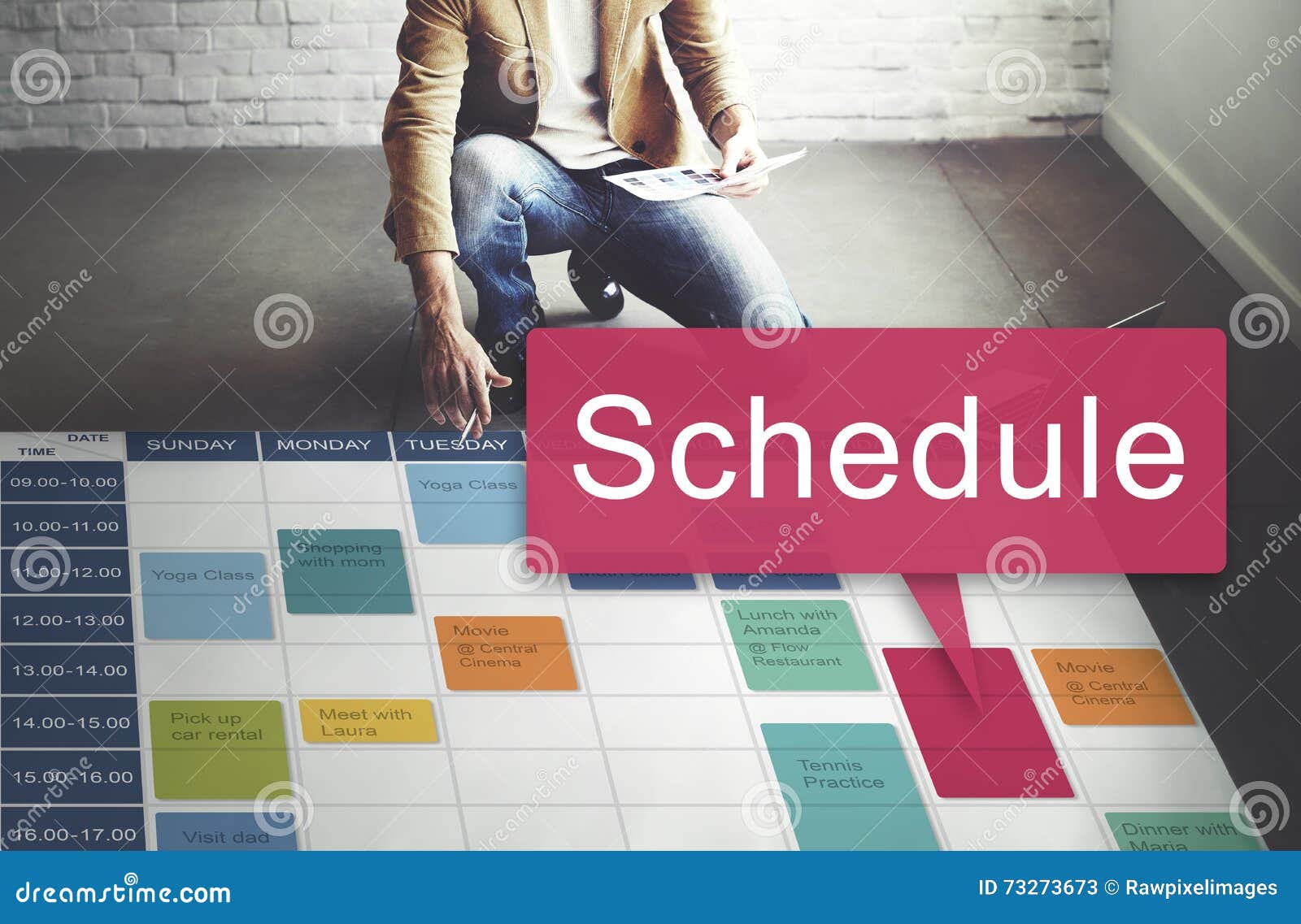 Liste De Planification D'organisation De Programme Pour Faire Le ...