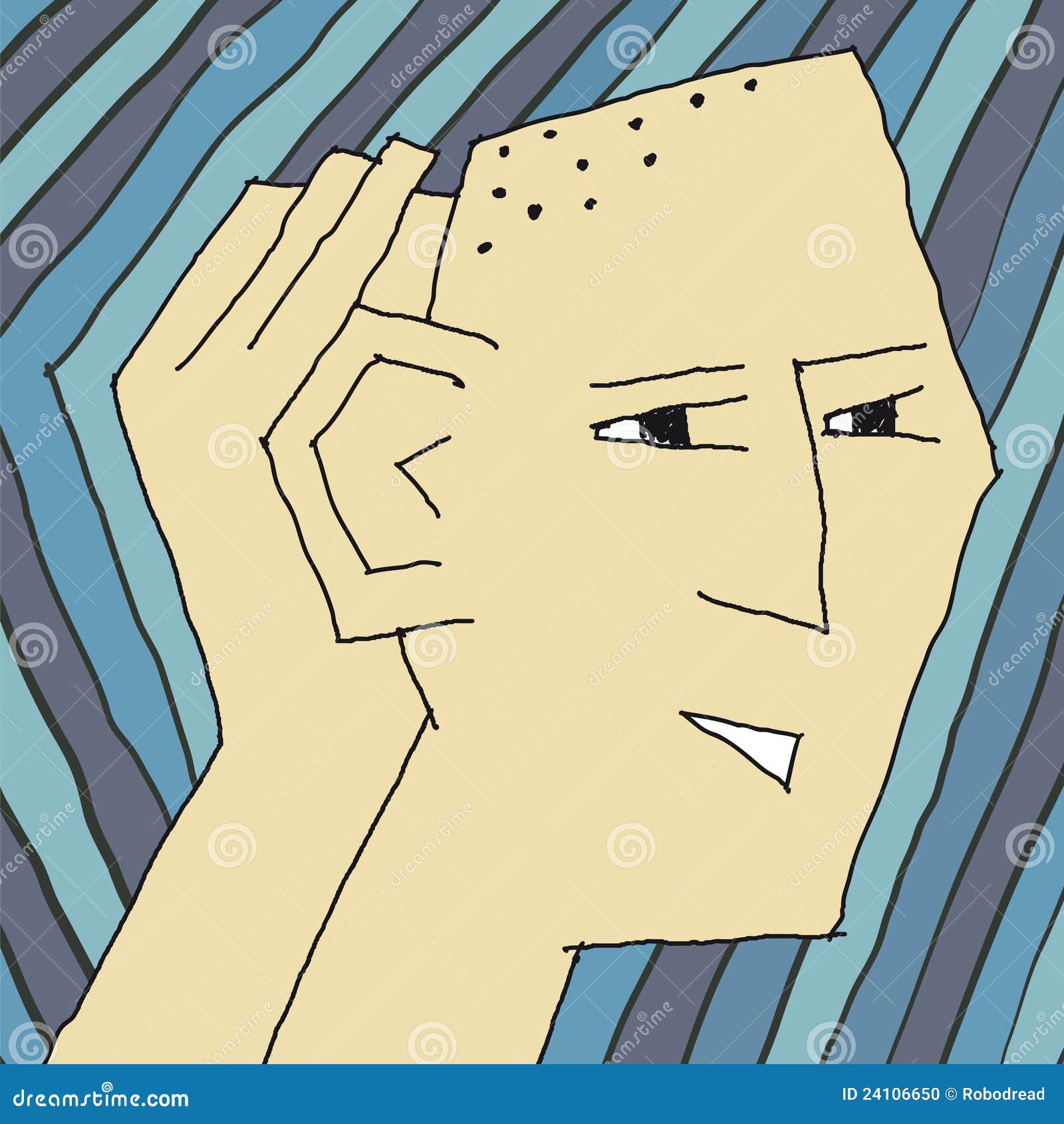 Listen stock vector. Illustration of vector, communications - 24106650