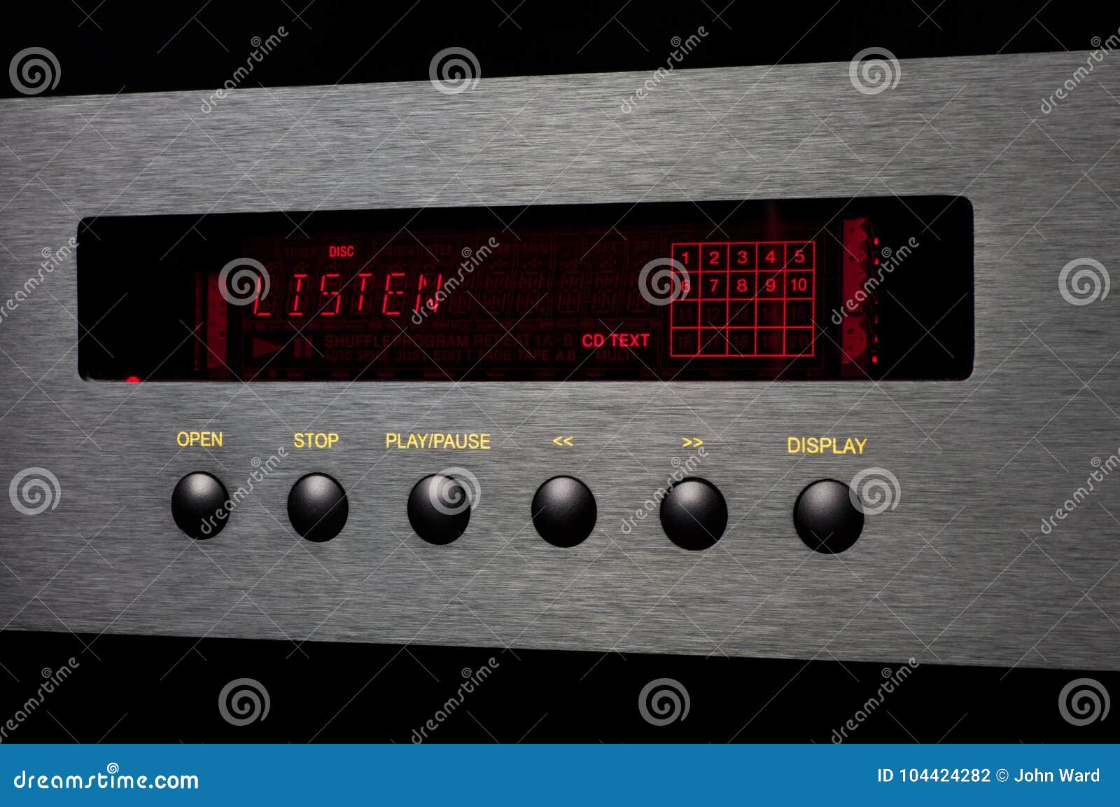 CD player stock photo. Image of listen, audio, communications - 104424282