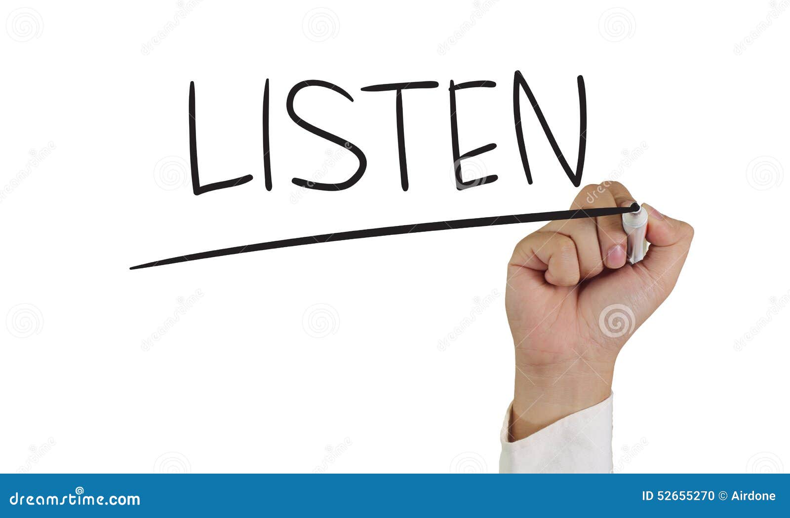 Listen stock photo. Image of assistance, service, consultation - 52655270