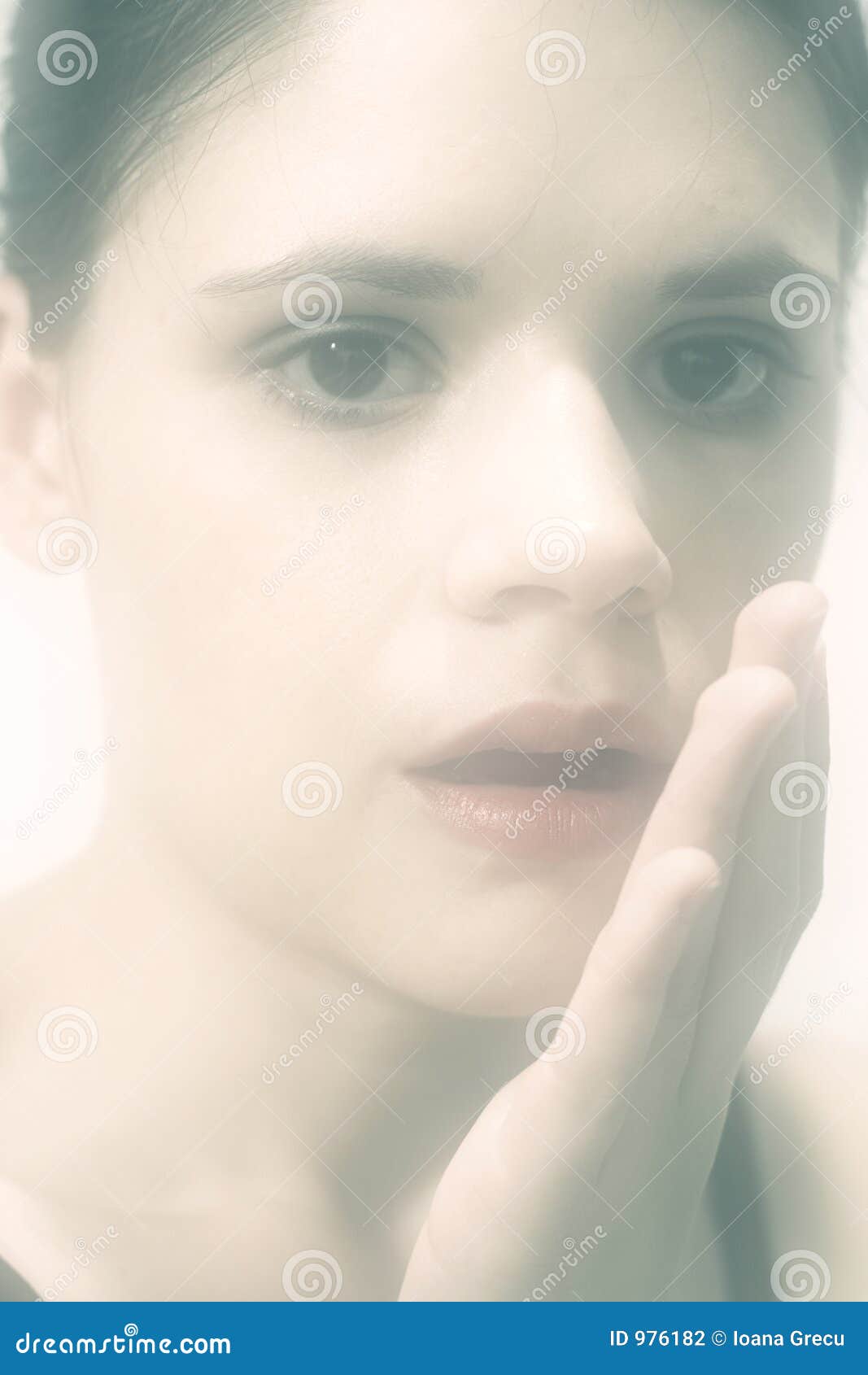 Listen to my secret stock photo. Image of hush, hand, listening - 976182