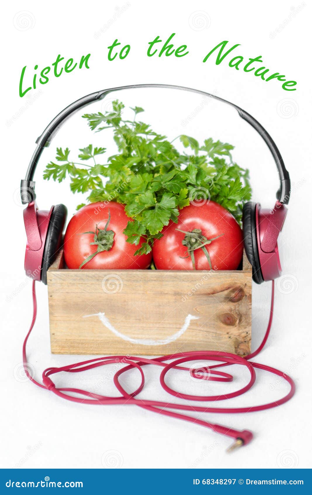 Listen to the nature stock image. Image of fresh, smile - 68348297