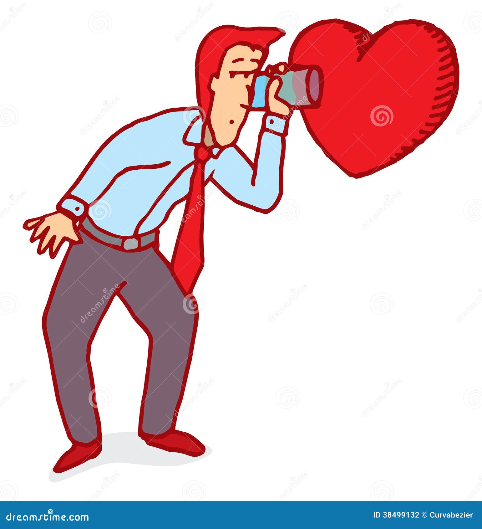 Listen to your heart stock illustration. Illustration of glass - 38499132