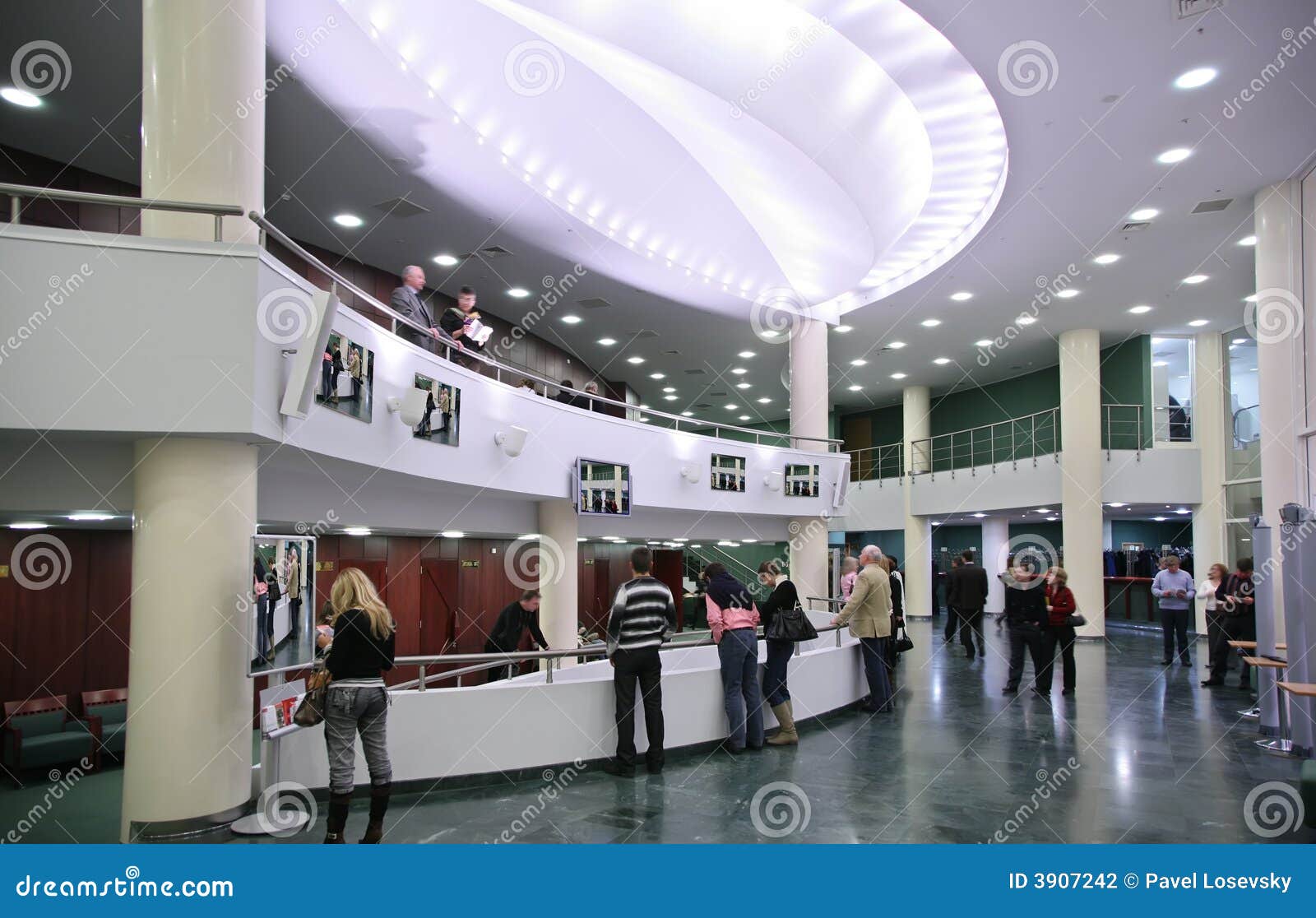 Listeners in Foyer of Concert Hall Stock Photo - Image of hall, cutout ...