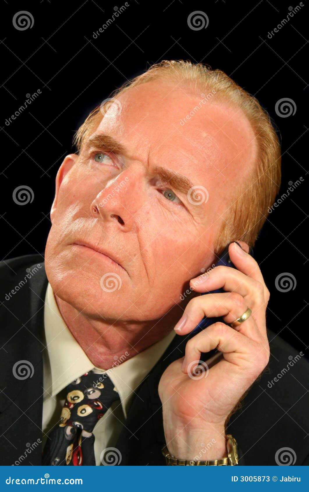 Listening Businessman stock image. Image of frown, businessman - 3005873