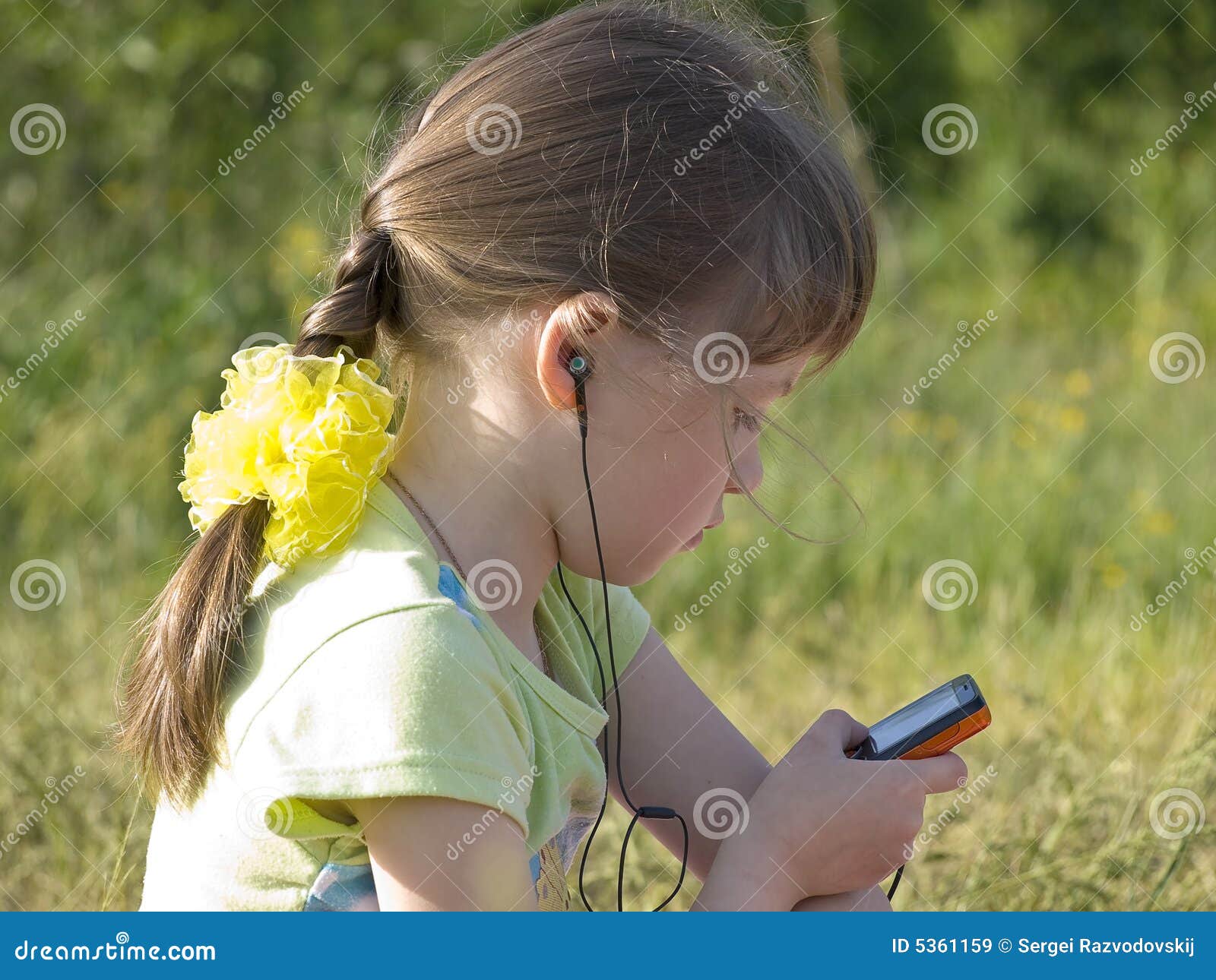 Listening child stock image. Image of listening, imagination - 5361159