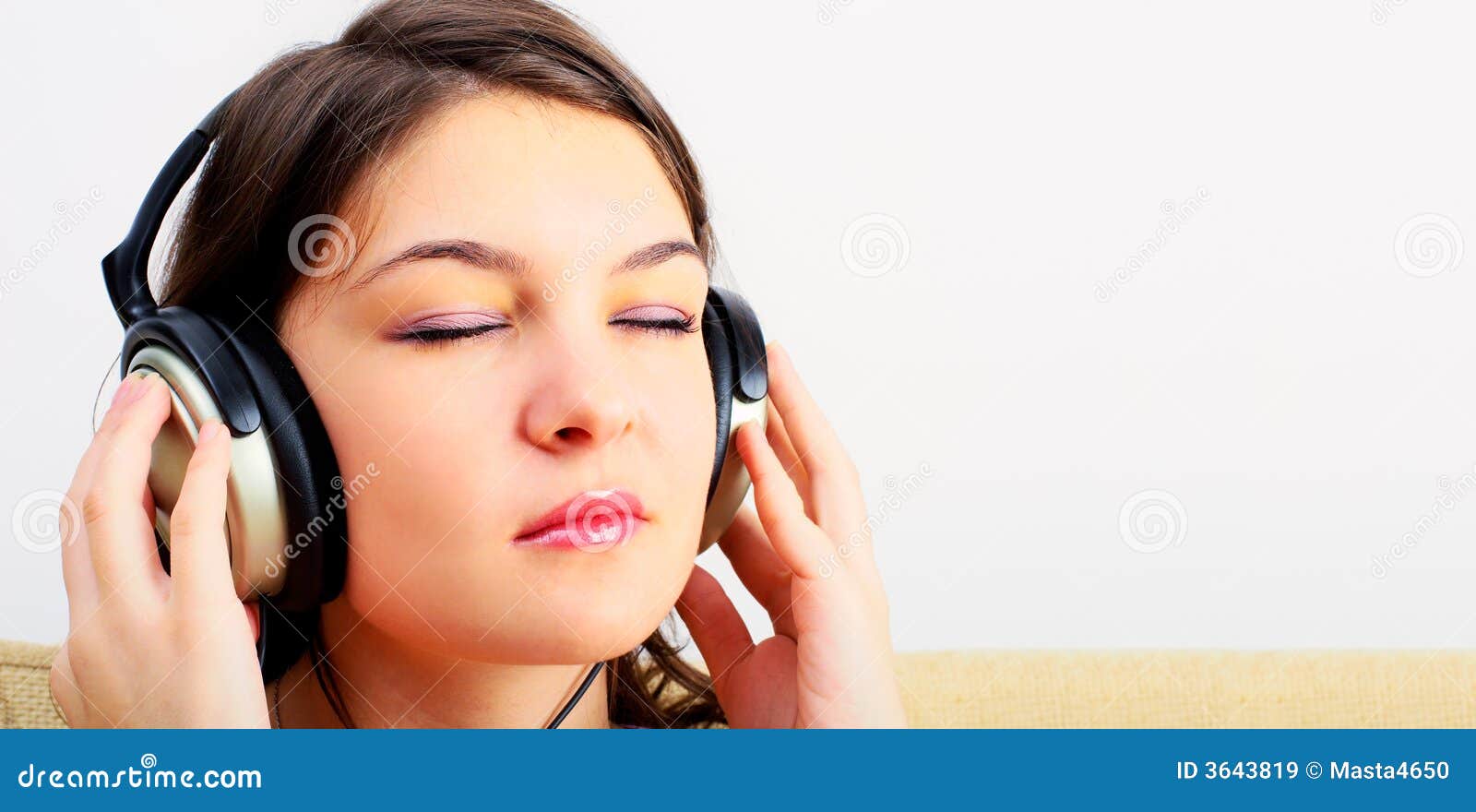 Listening Music stock image. Image of freedom, listening - 3643819