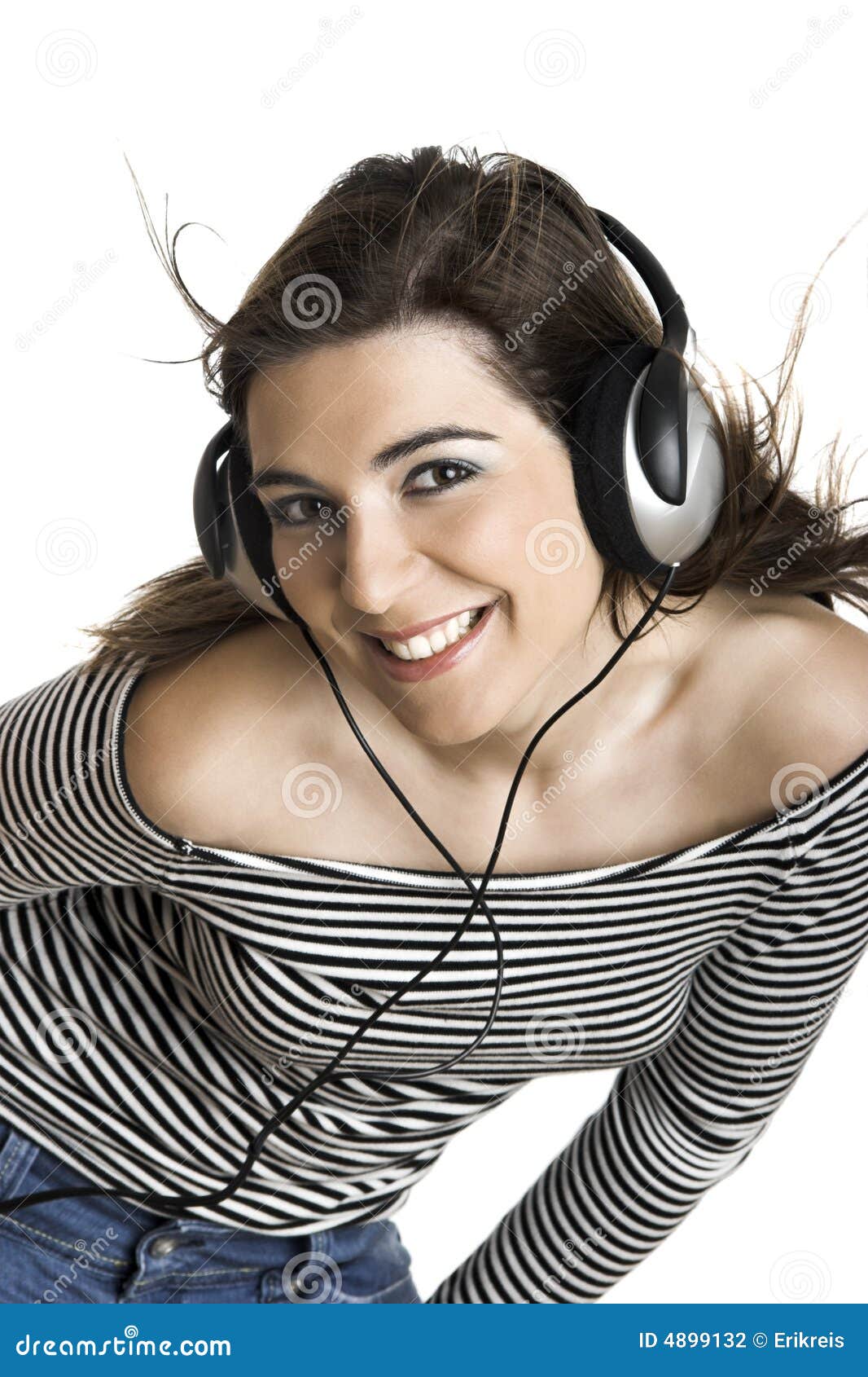 Listening music stock photo. Image of face, person, caucasian - 4899132