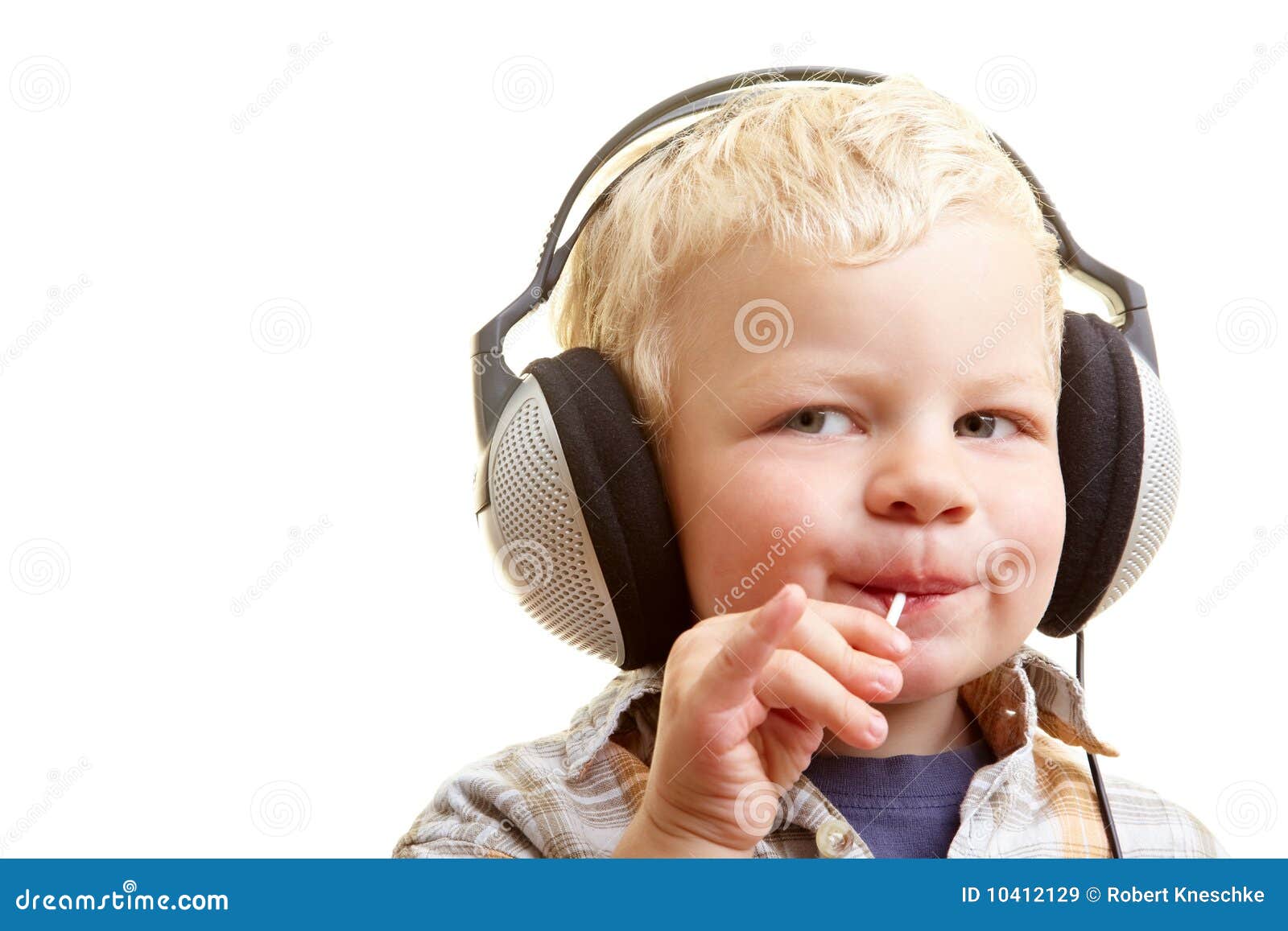 Listening and nibbling stock image. Image of music, copy - 10412129