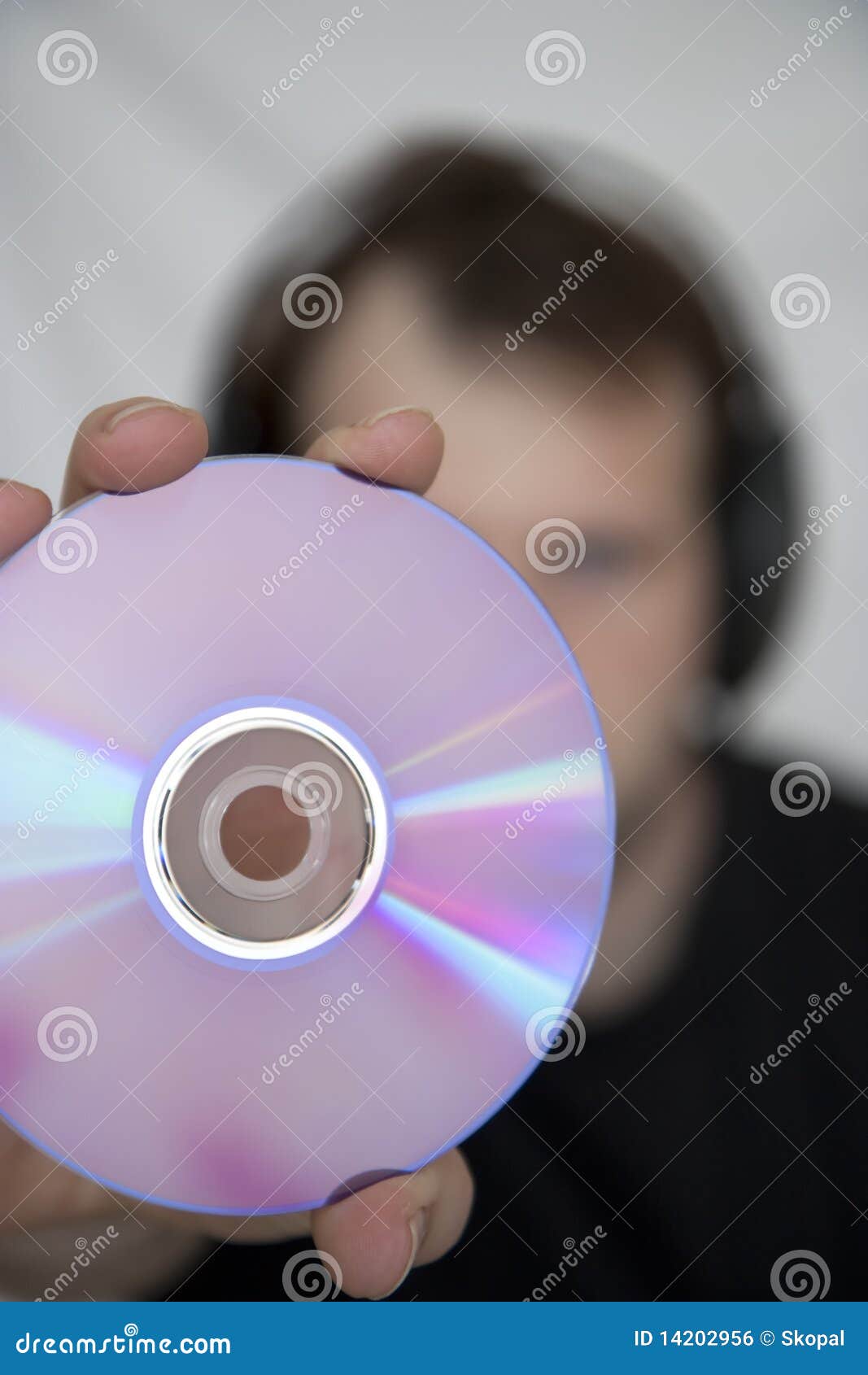Listening to CD stock photo. Image of compact, disk, audio - 14202956