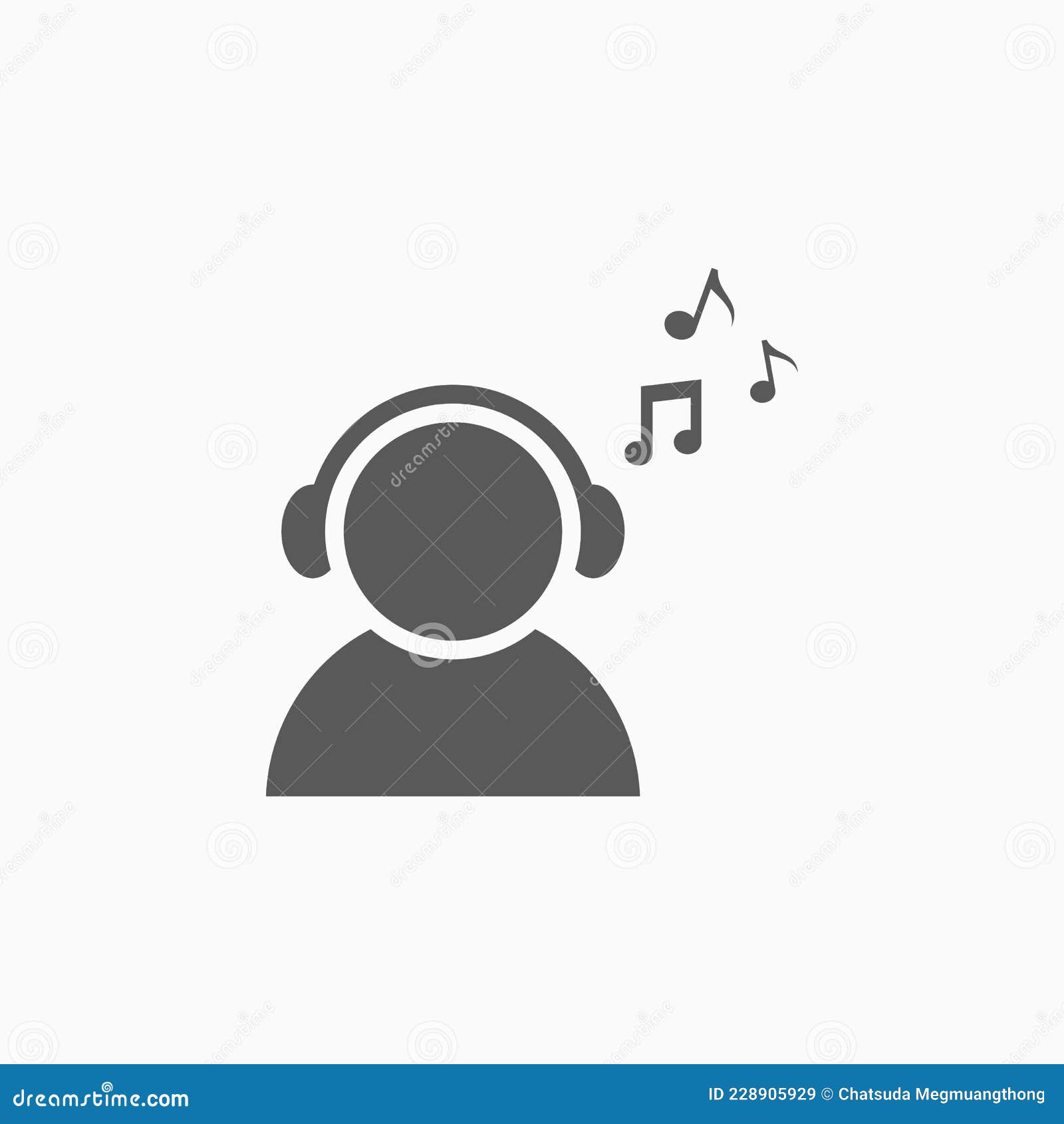 3d People With Headphone And A Laptop Stock Image | CartoonDealer.com ...