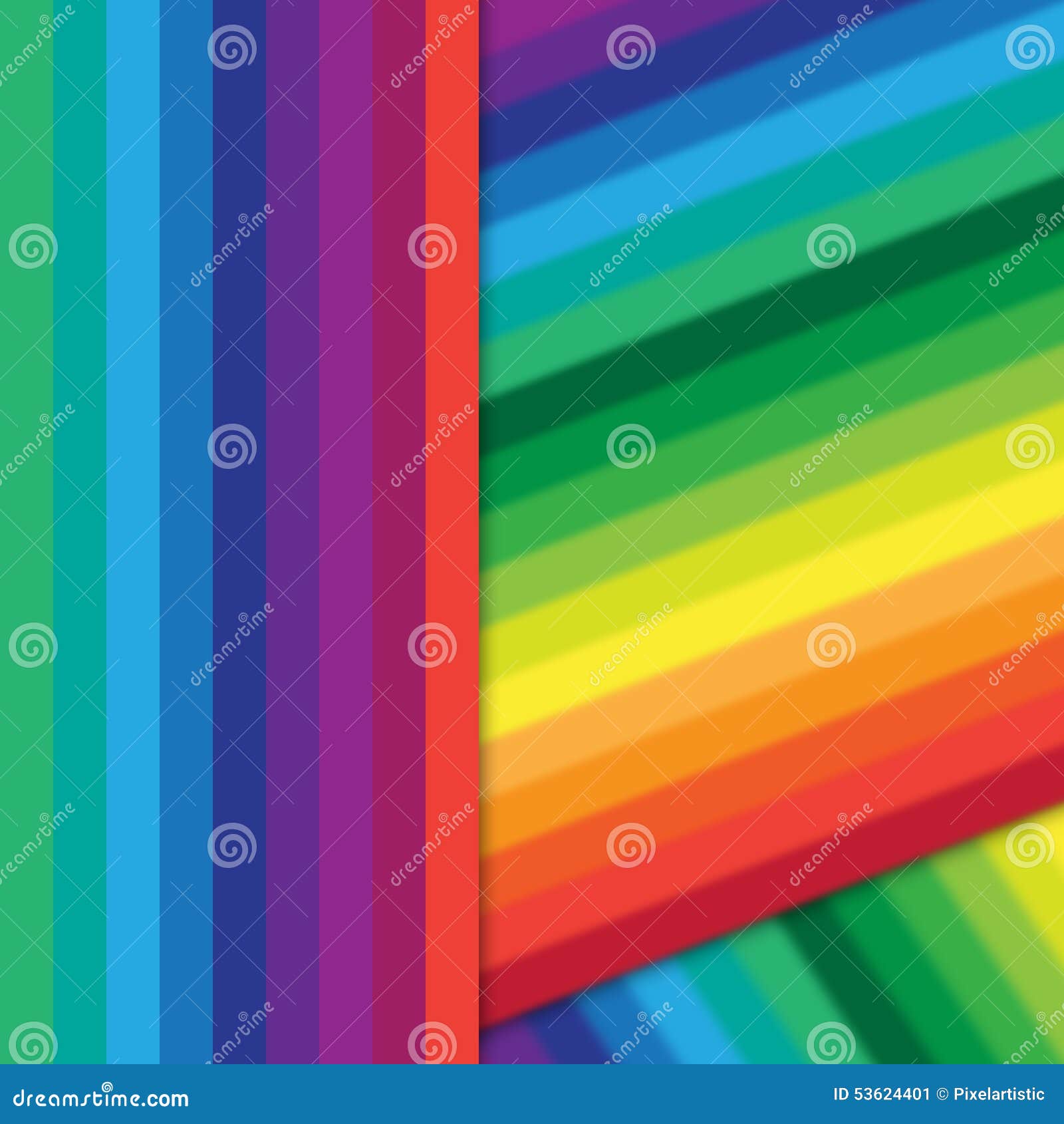 Listras Coloridas Verticais Distorcidas Ilustração Stock - Ilustração ...