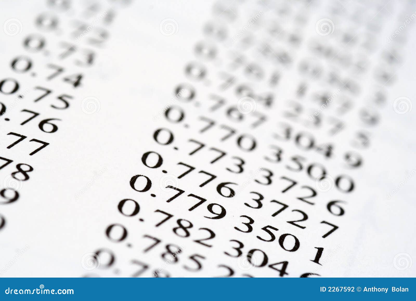 Lists of numbers stock photo. Image of assist, university - 2267592