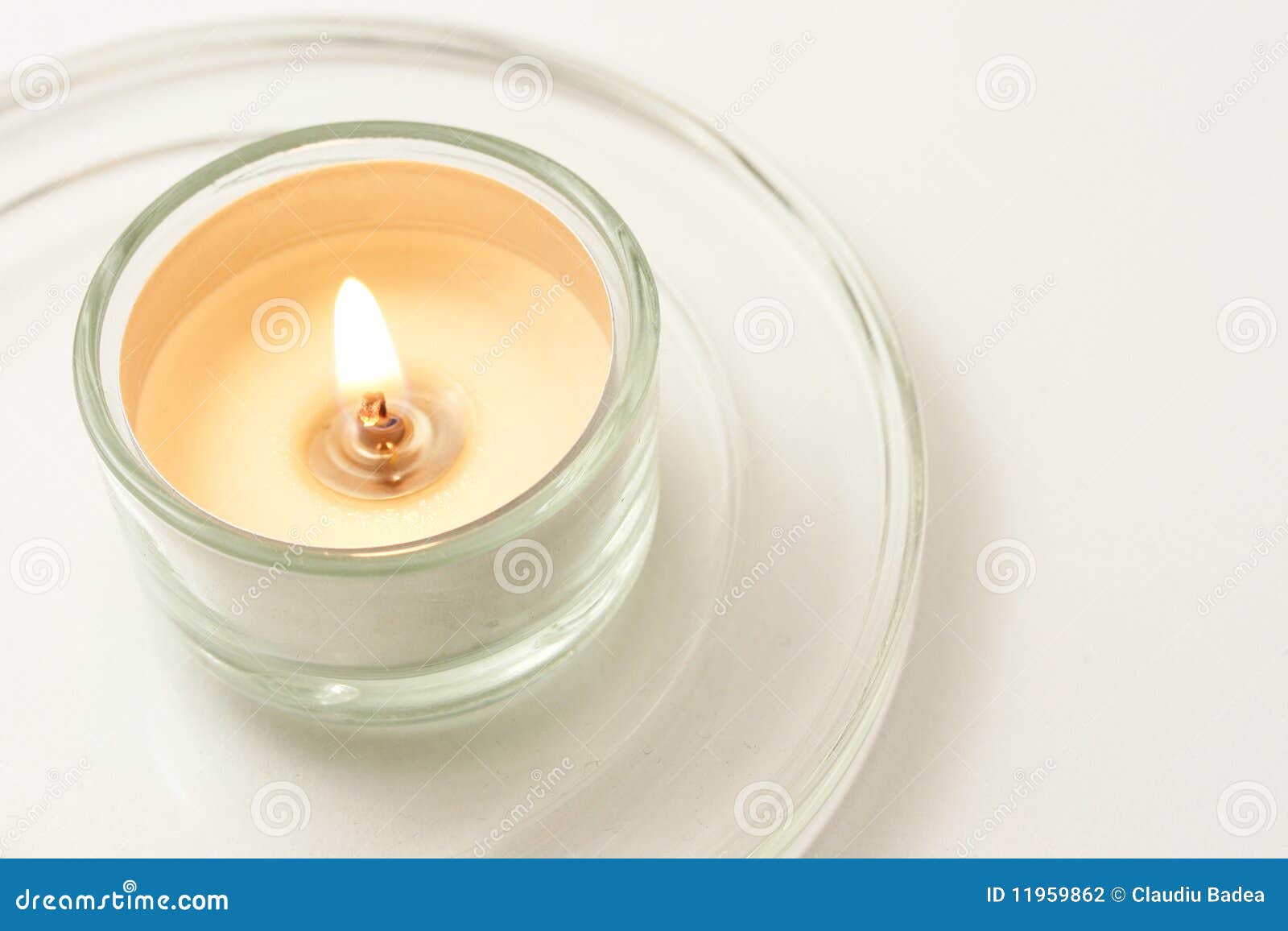 Lit Candle stock photo. Image of flame, candlelight, heat - 11959862