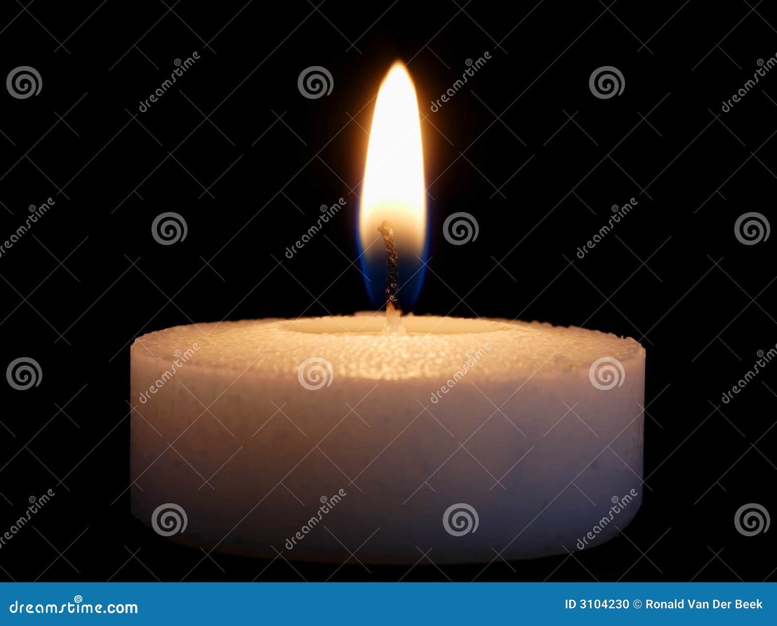 Lit candle stock photo. Image of isolated, romance, romantic - 3104230