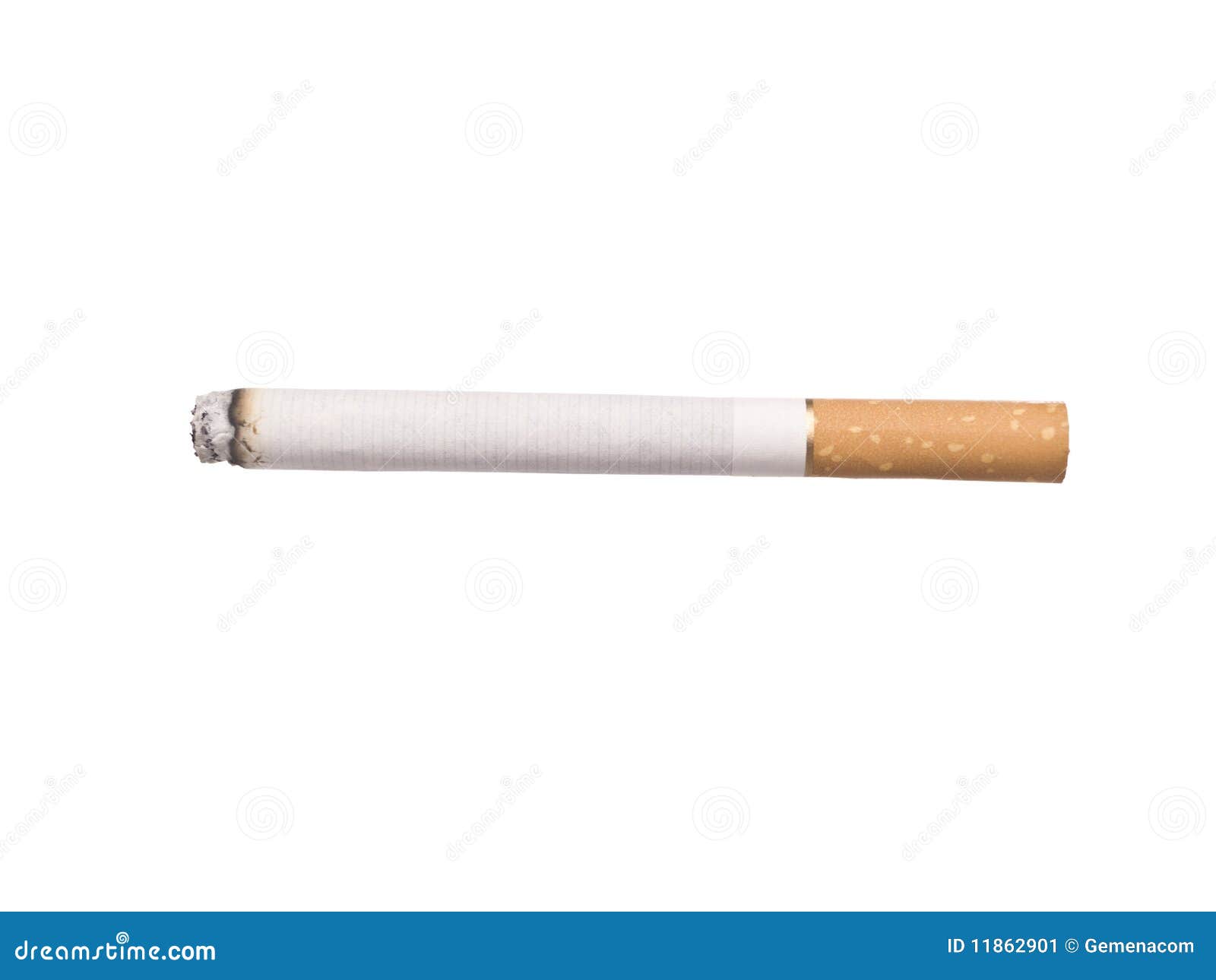 Lit Cigarette Stock Image - Image: 11862901