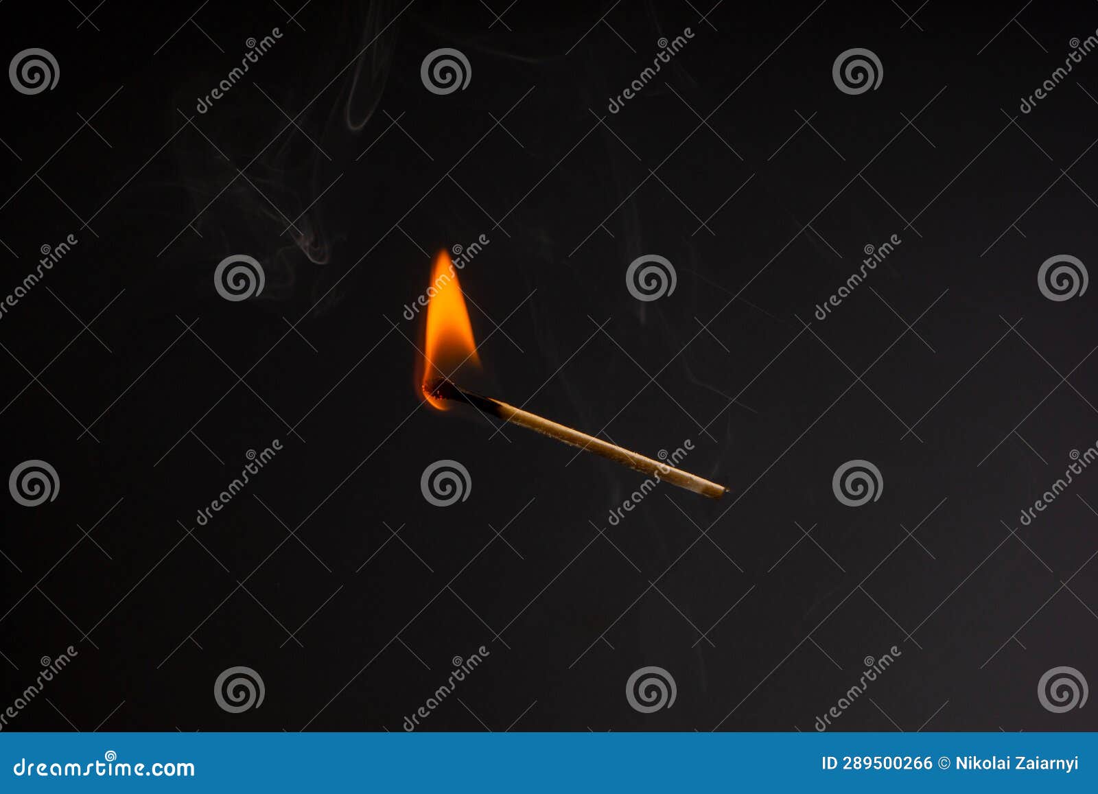 Lit Falling Match on a Black Background Stock Photo - Image of dark ...