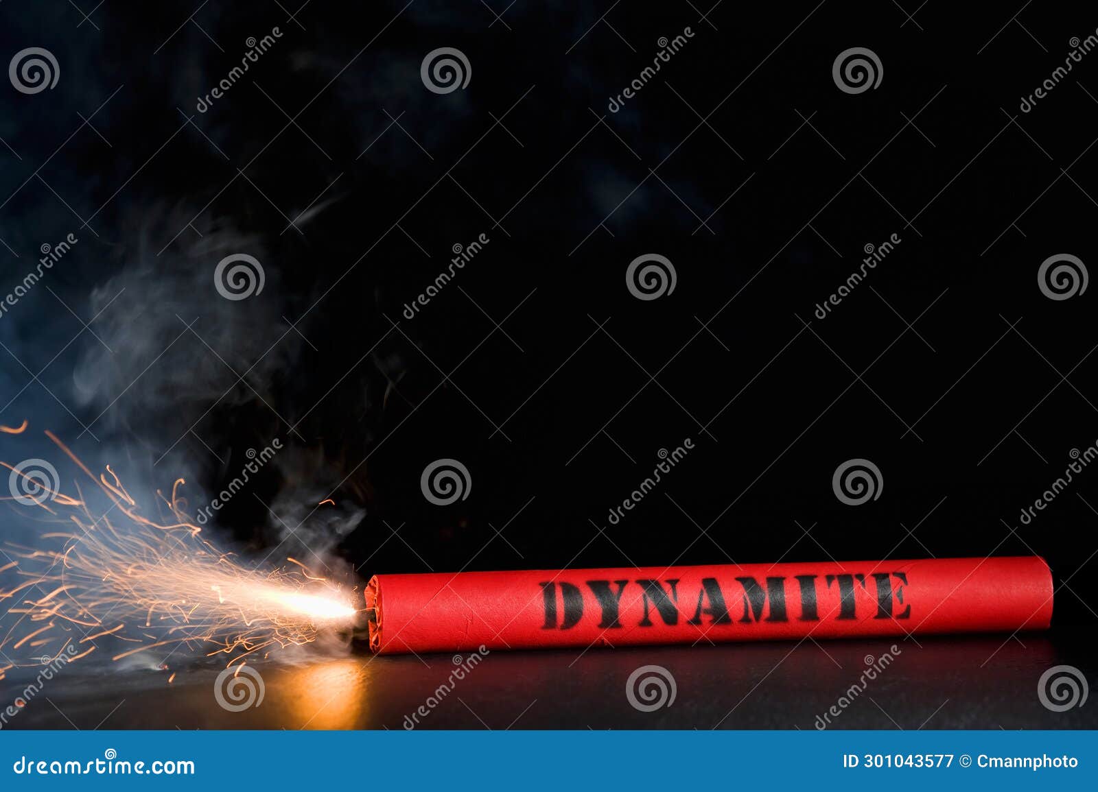 A Lit Fuse of a Stick of Dynamite Stock Image - Image of conflict ...