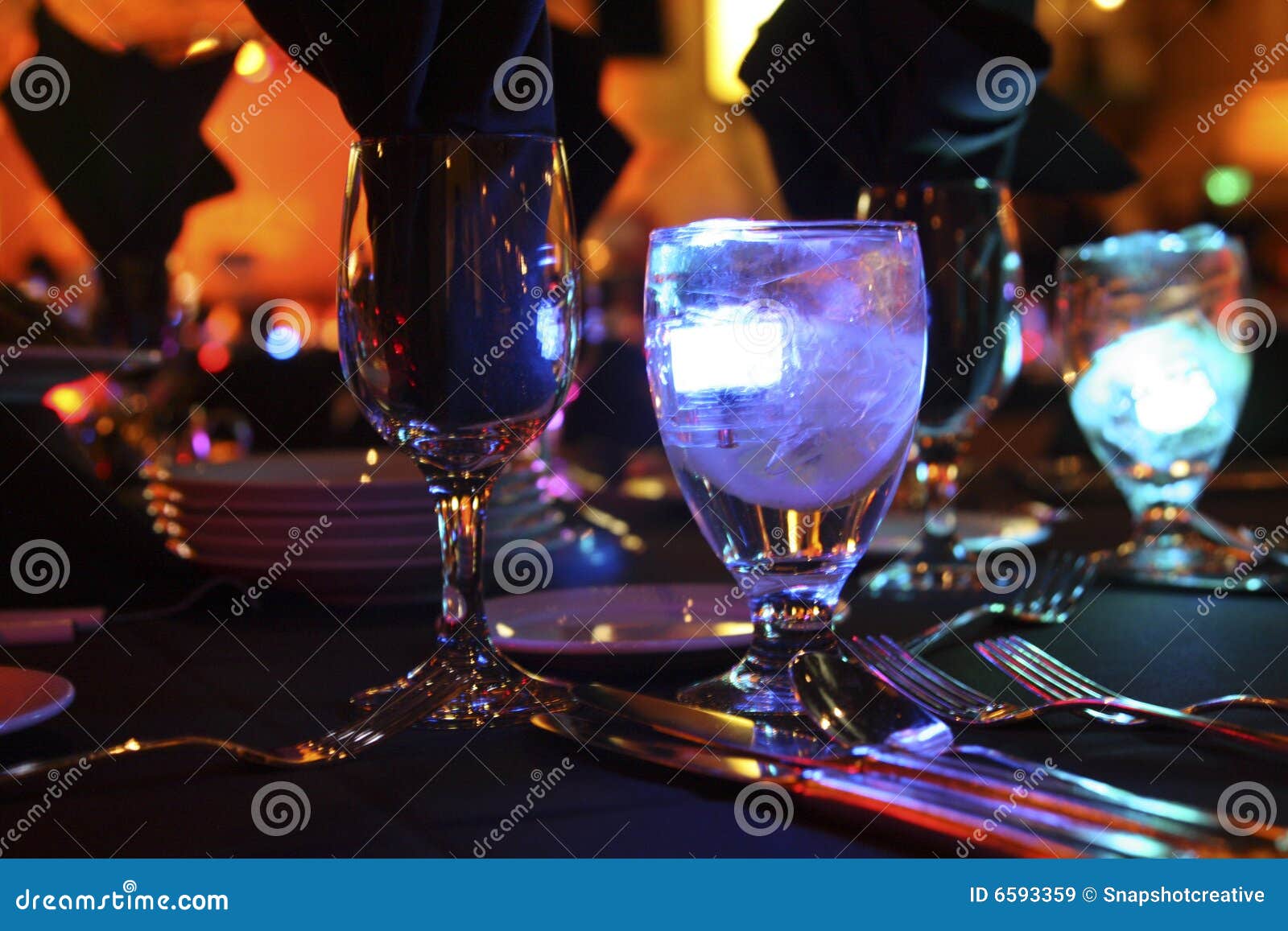 Lit glass stock image. Image of elegance, dinner, background - 6593359