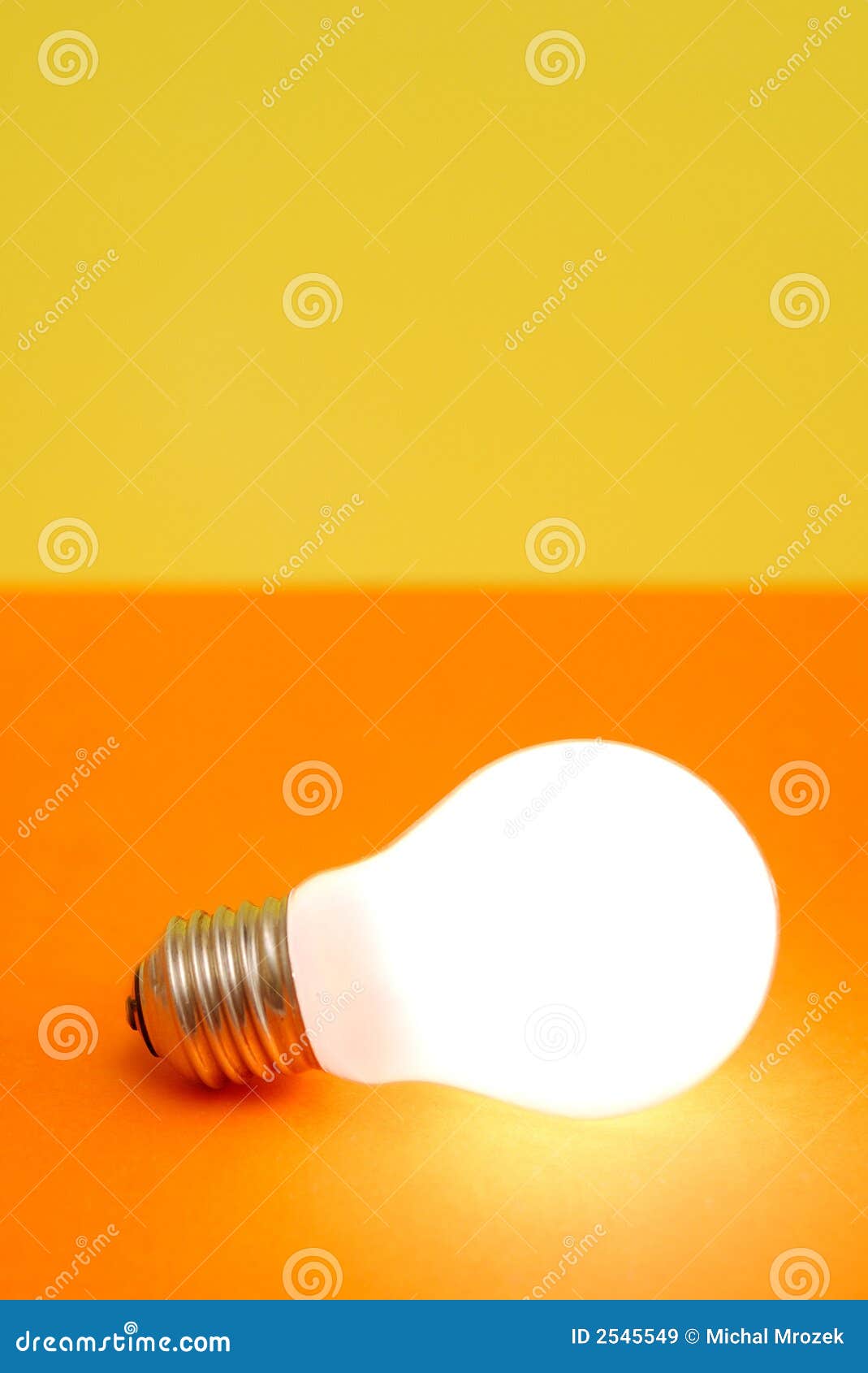 Lit light bulb stock image. Image of solutions, electricity - 2545549