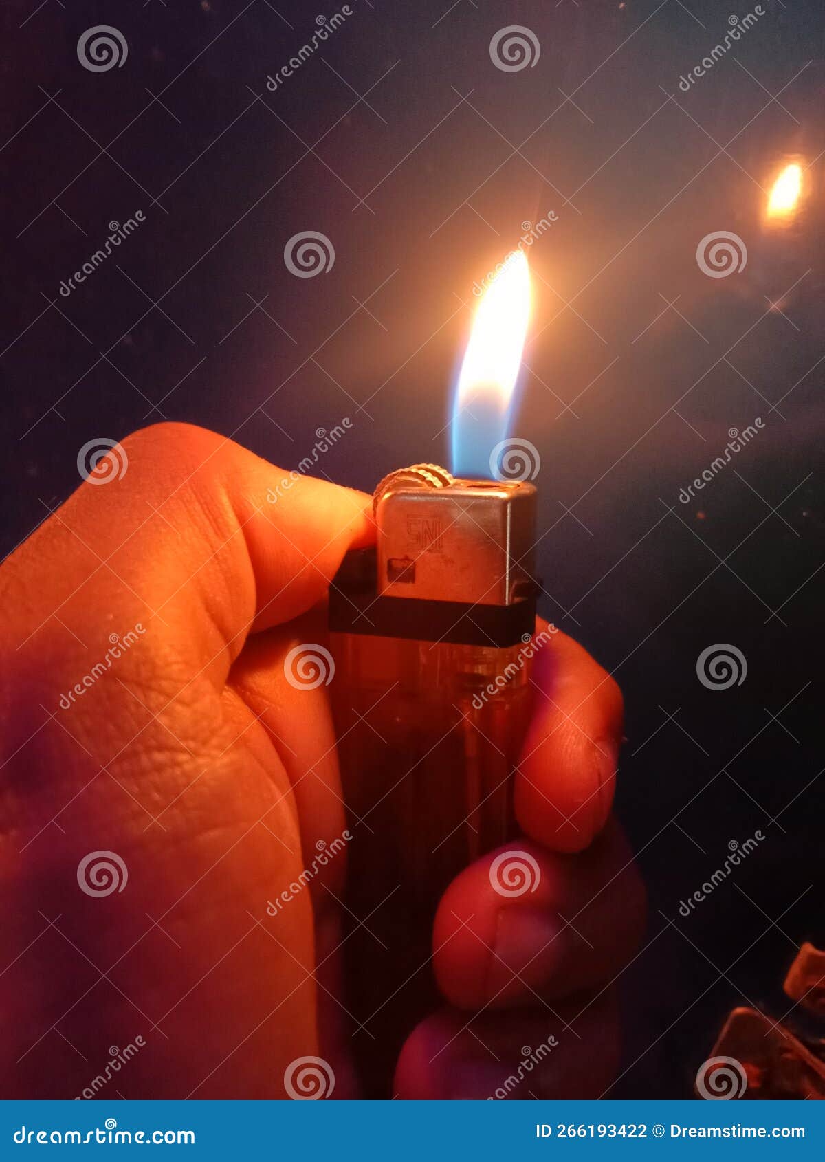 Lit match in hand editorial photography. Image of fire - 266193422