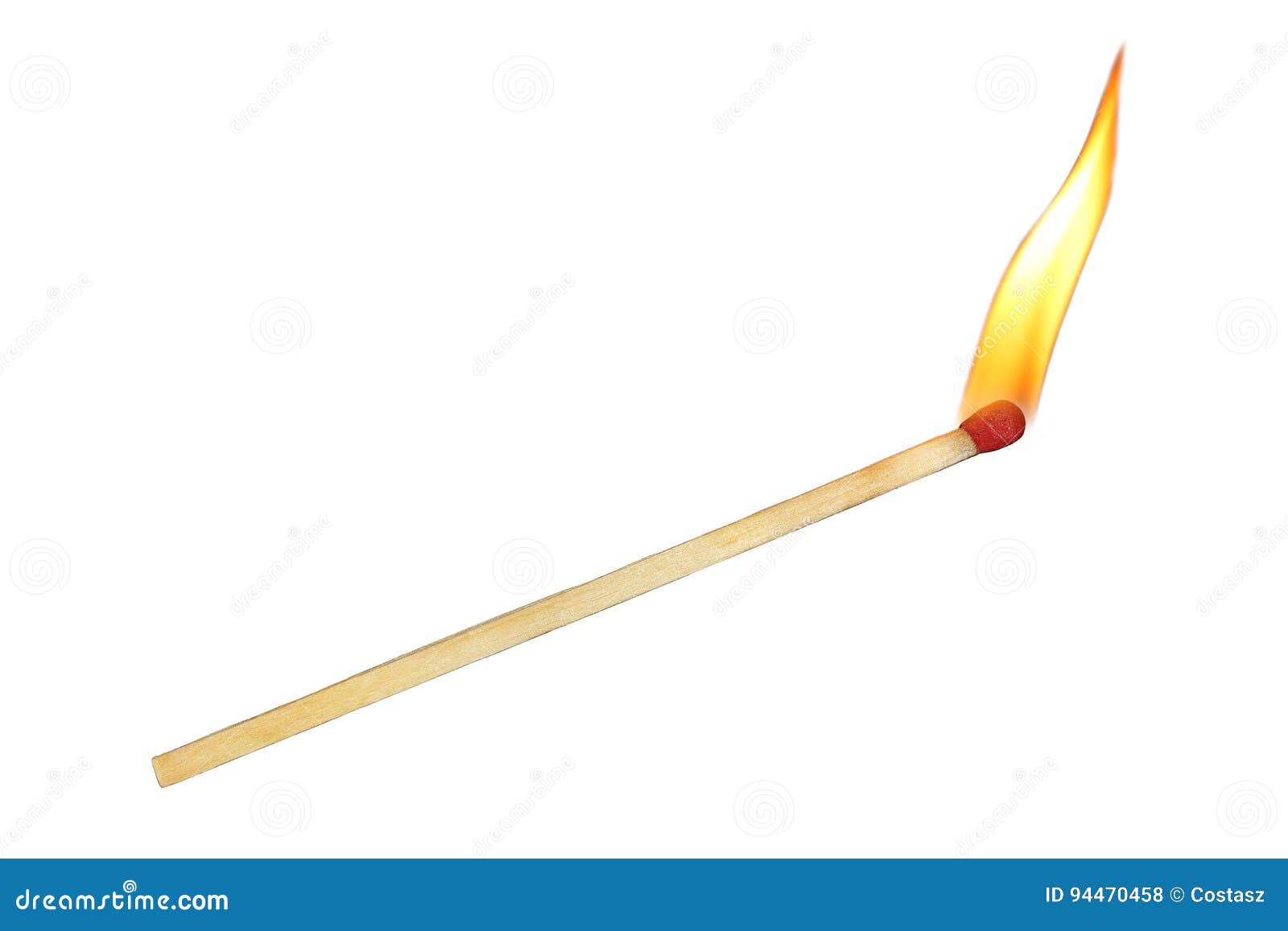 Lit match stock photo. Image of match, stick, flammable - 94470458